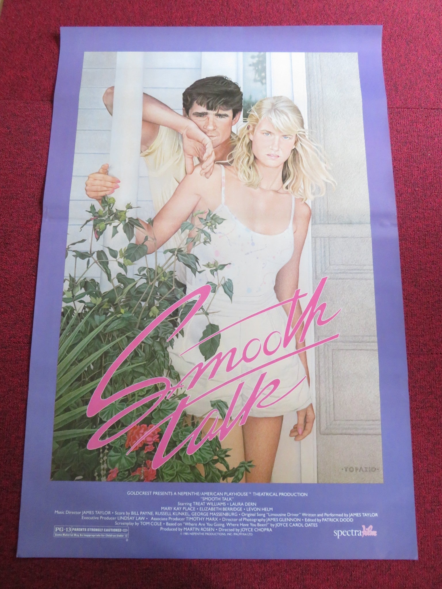 SMOOTH TALK US ONE SHEET ROLLED POSTER TREAT WILLIAMS LAURA DERN 1985 ...