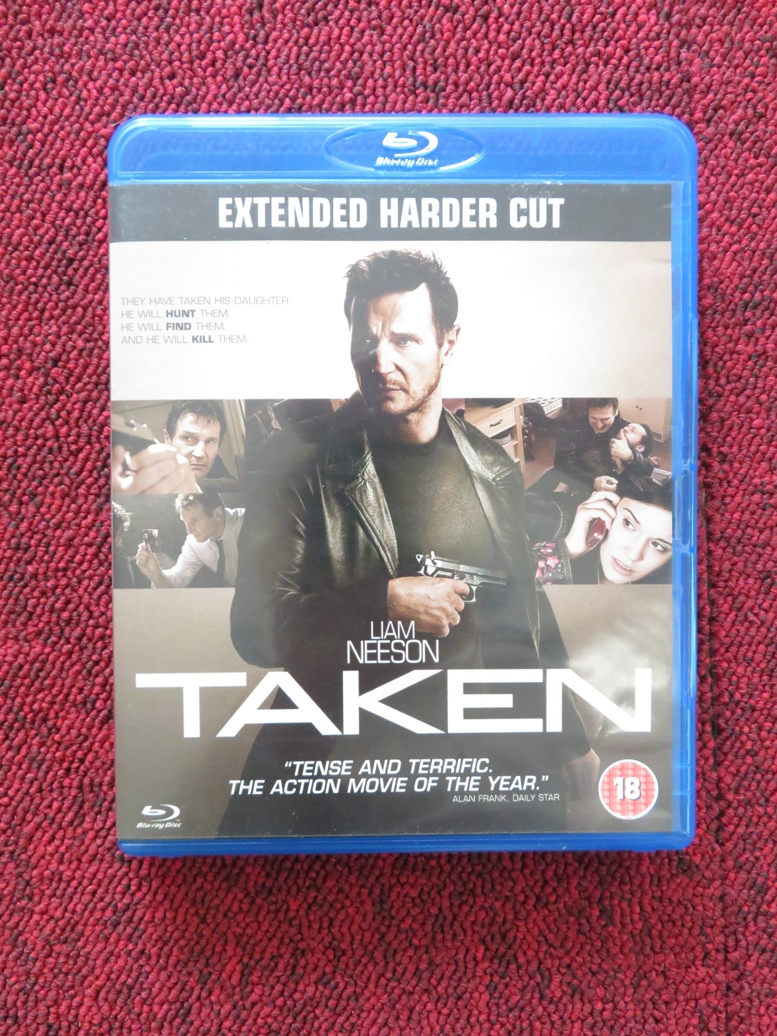 TAKEN - EXTENDED HARDER CUT (BLU-RAY) LIAM NEESON MAGGIE GRACE 2008 RE ...