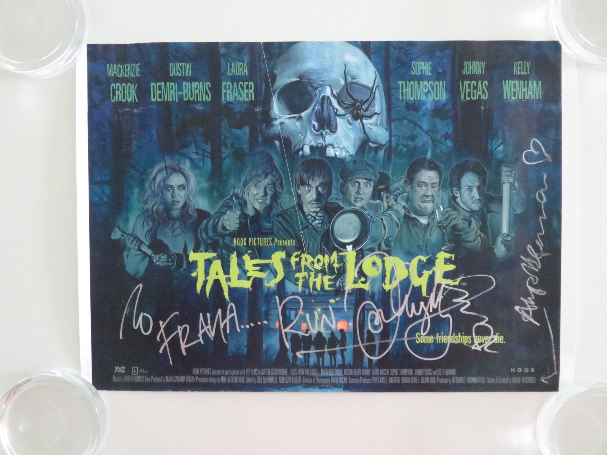 TALES FROM THE LODGE SIGNED ROLLED POSTER JOHNNY VEGAS MACKENZIE CROOK ...