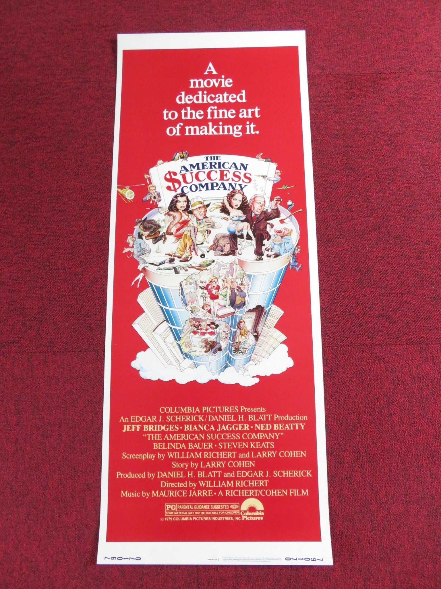 THE AMERICAN SUCCESS COMPANY US INSERT POSTER JEFF BRIDGES NED BEATTY ...
