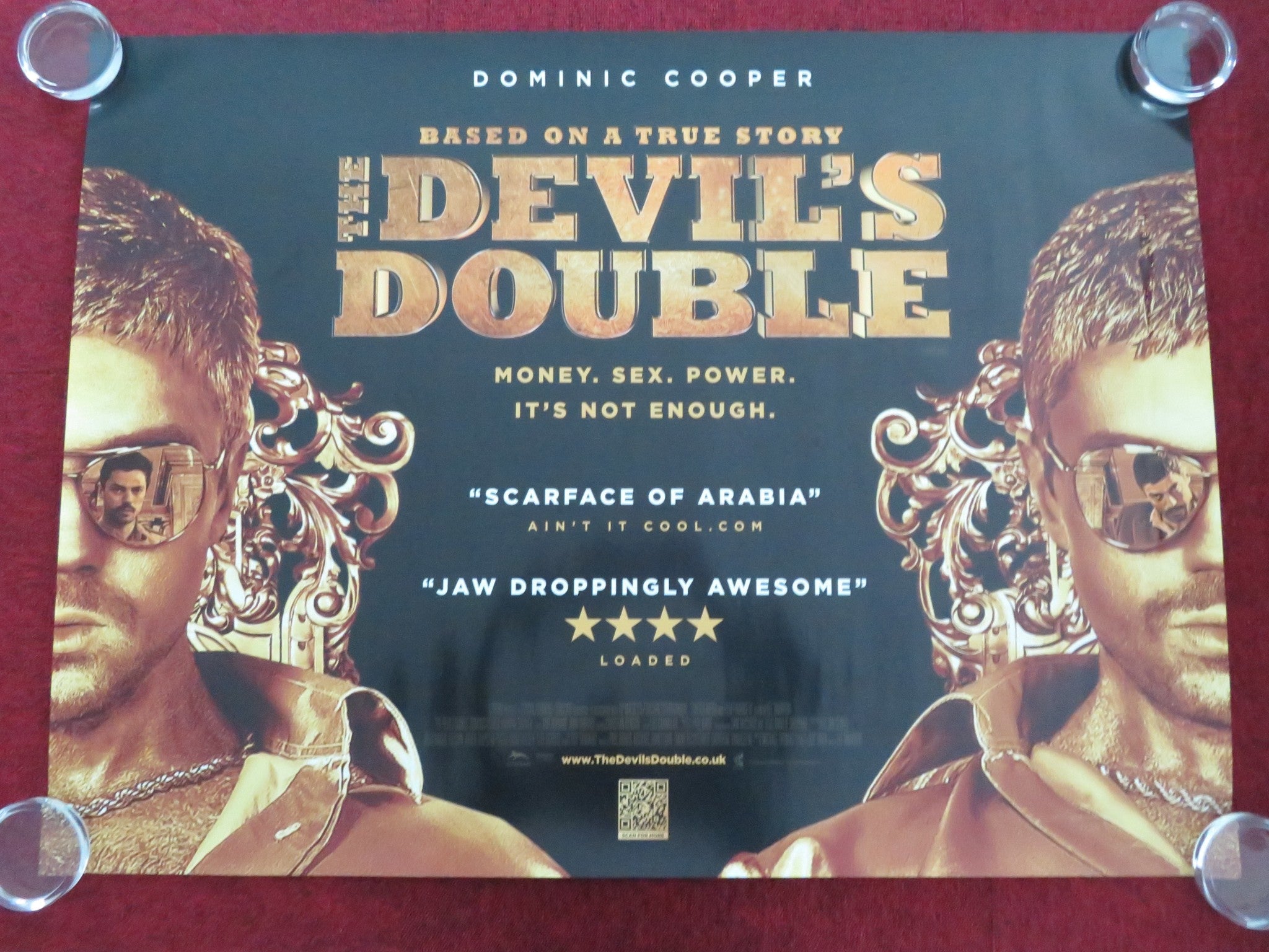 THE DEVIL'S DOUBLE UK QUAD ROLLED POSTER DOMINIC COOPER LUDIVINE SAGNI ...