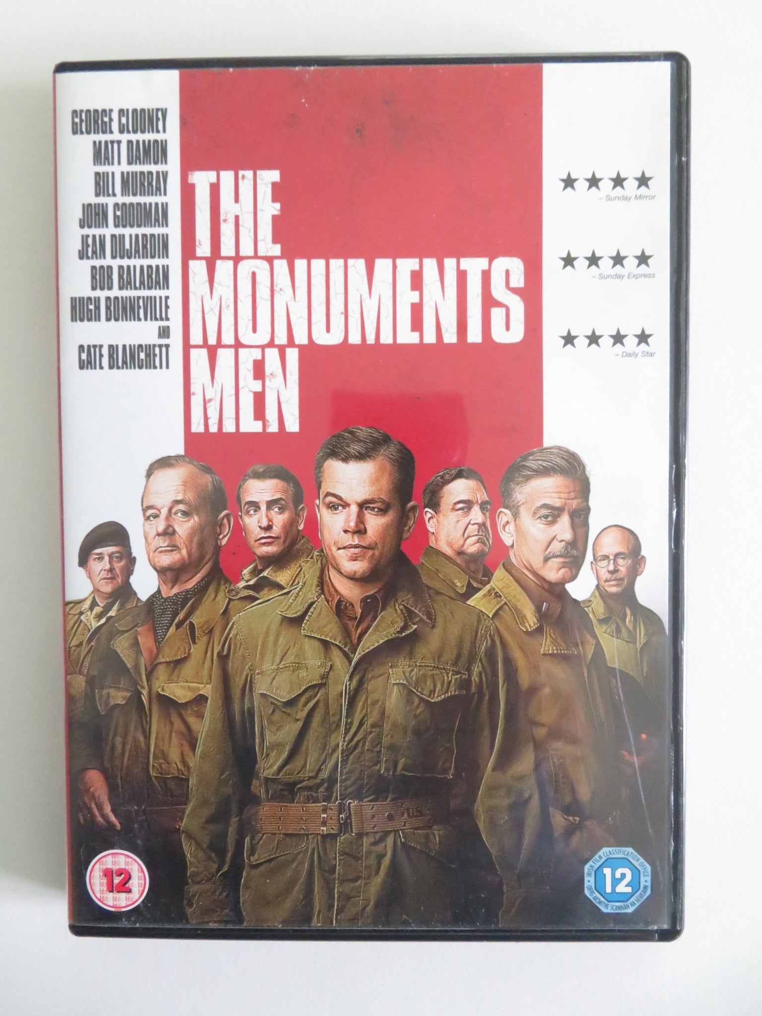 THE MONUMENTS MEN (DVD) GEORGE CLOONEY MATT DAMON 2014 REGION 2 ...