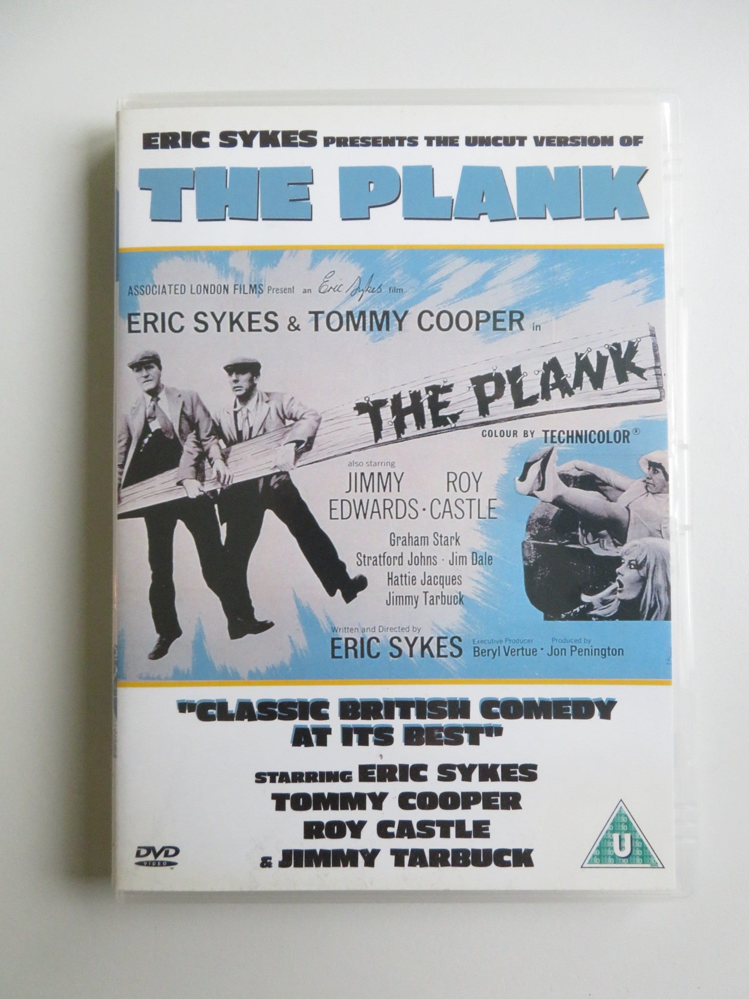 THE PLANK (DVD) TOMMY COOPER ERIC SYKES ROY CASTLE 1967 REGION 2 ...