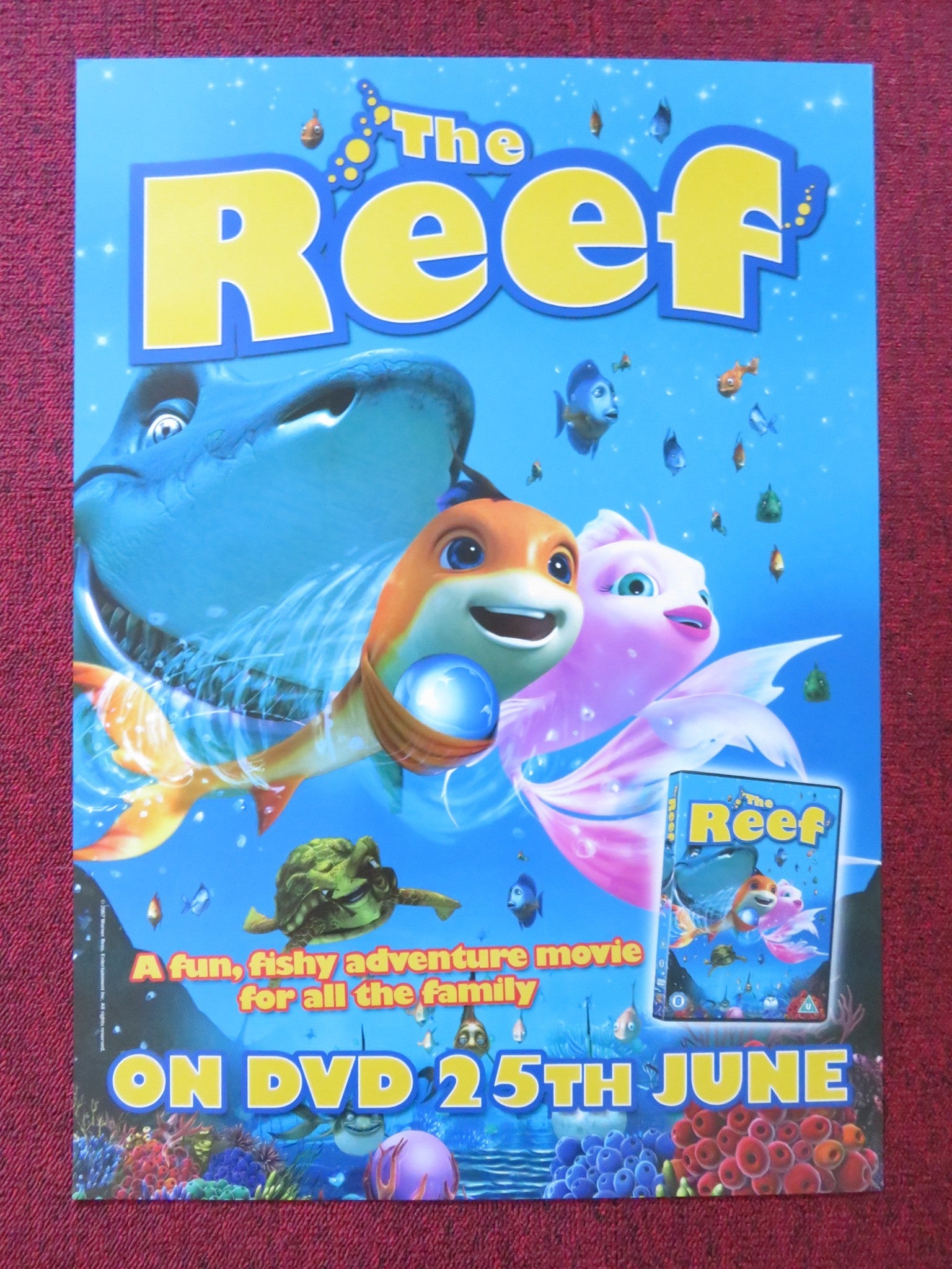 THE REEF DVD POSTER JOHN RHYS-DAVIES BRUNO ALEXANDER 2006 – Rendezvous ...