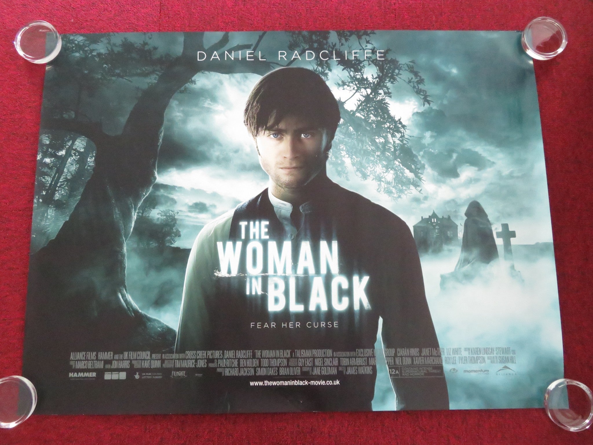 THE WOMAN IN BLACK - B UK QUAD ROLLED POSTER DANIEL RADCLIFFE MOLLY HA ...