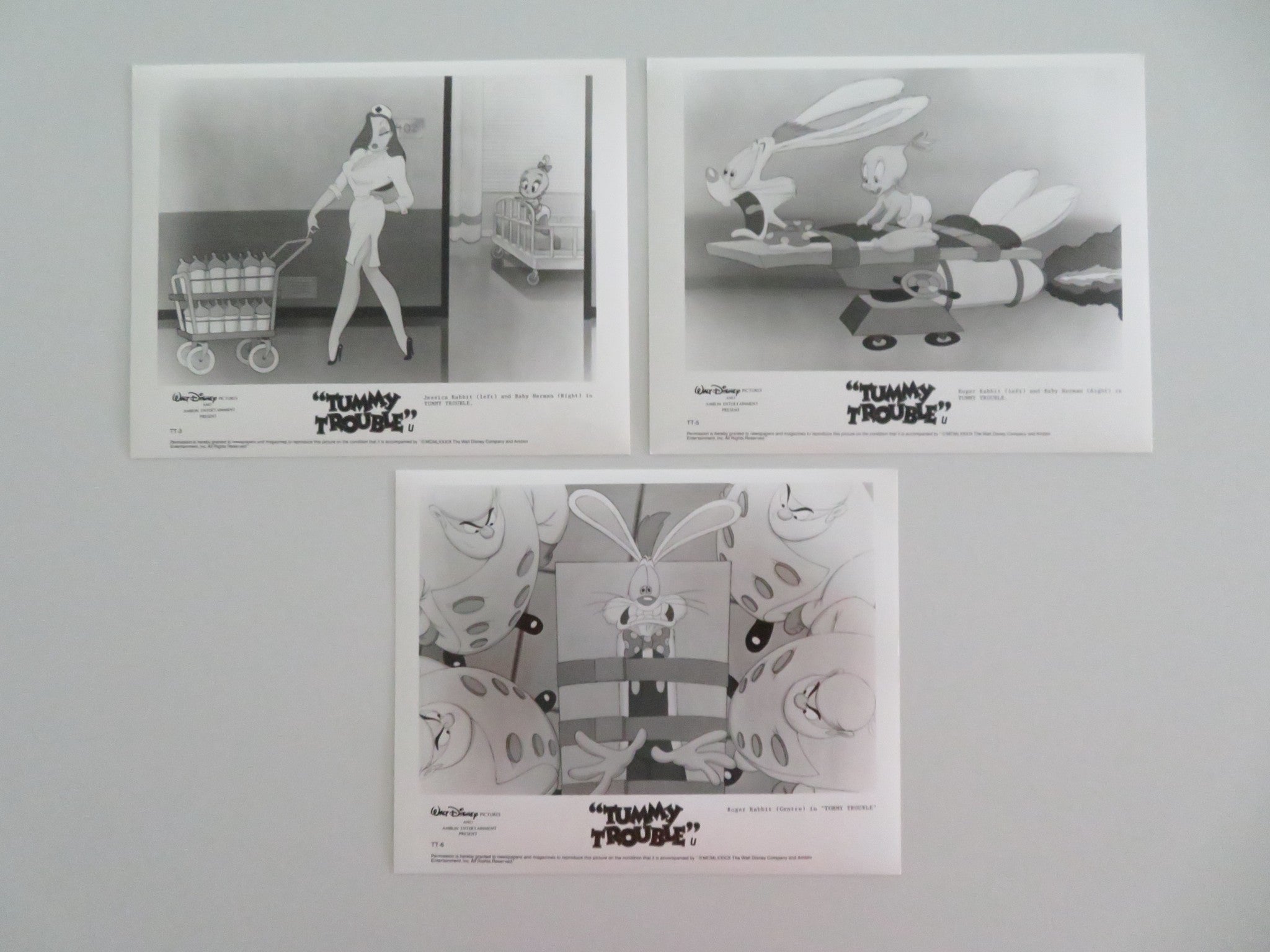 TUMMY TROUBLE MOVIE STILL PHOTO LOT OF 3 DISNEY KATHLEEN TURNER 1989 ...