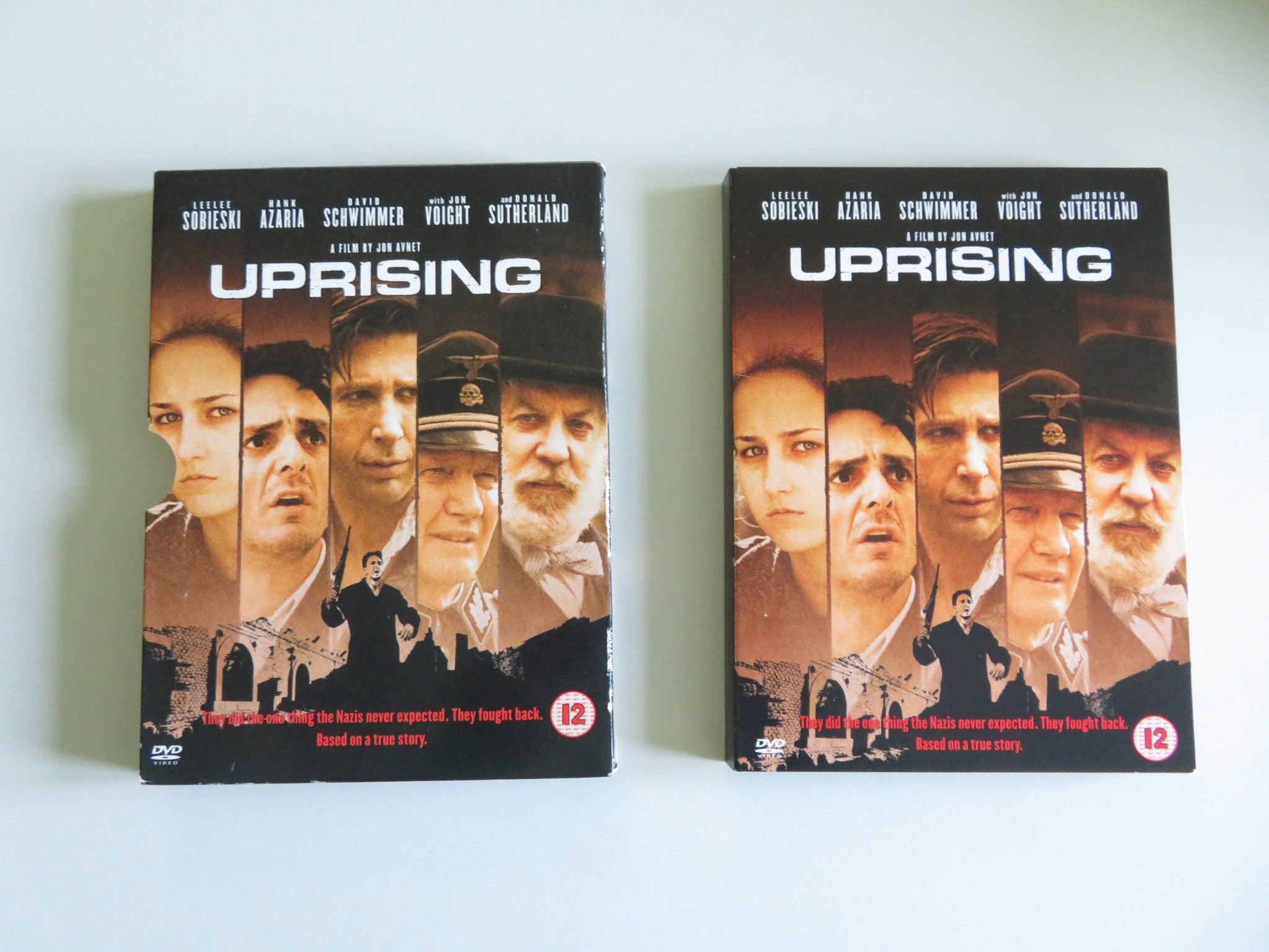 UPRISING (DVD) DAVID SCHWIMMER DONALD SUTHERLAND HANK AZARIA 2001 REGI ...