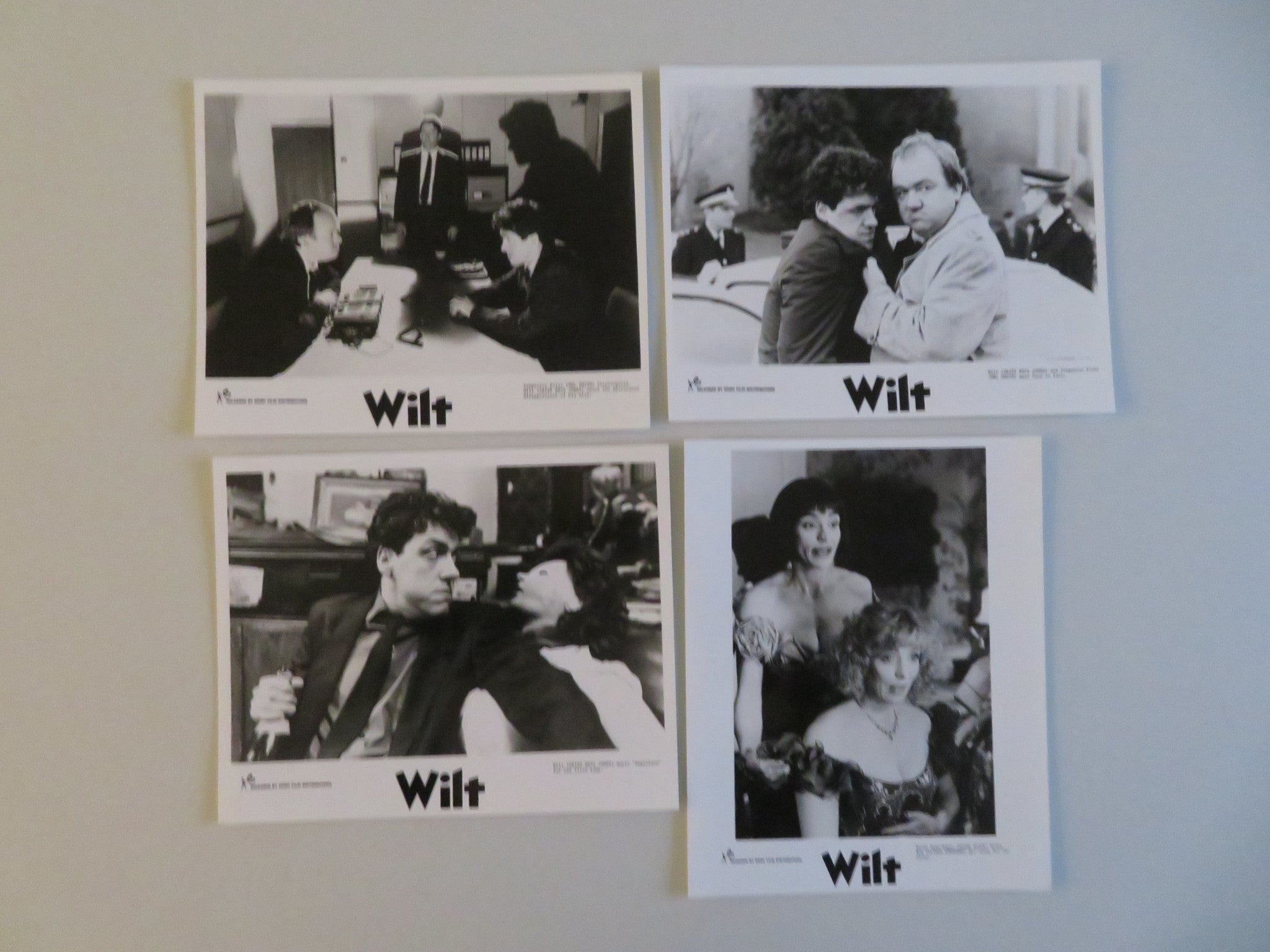 WILT MOVIE STILL PHOTO LOT OF 4 MEL SMITH GRIFF RHYS JONES ALISON STEA ...