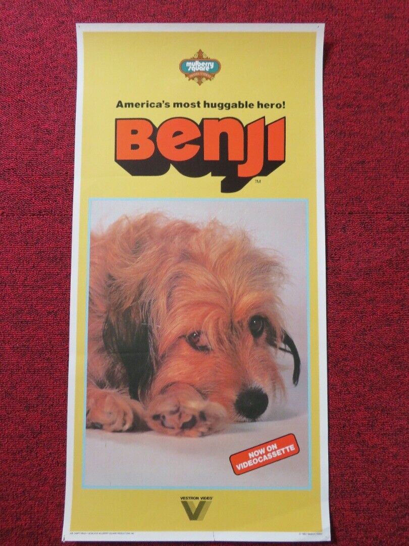 BENJI US (12"x 24") POSTER VHS PATSY GARRETT 1974 – Rendezvous Cinema
