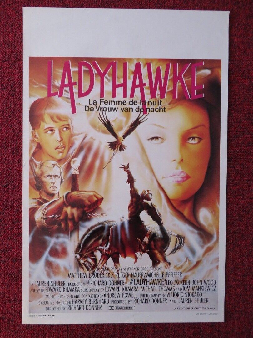 Affiche De Ladyhawke 1985