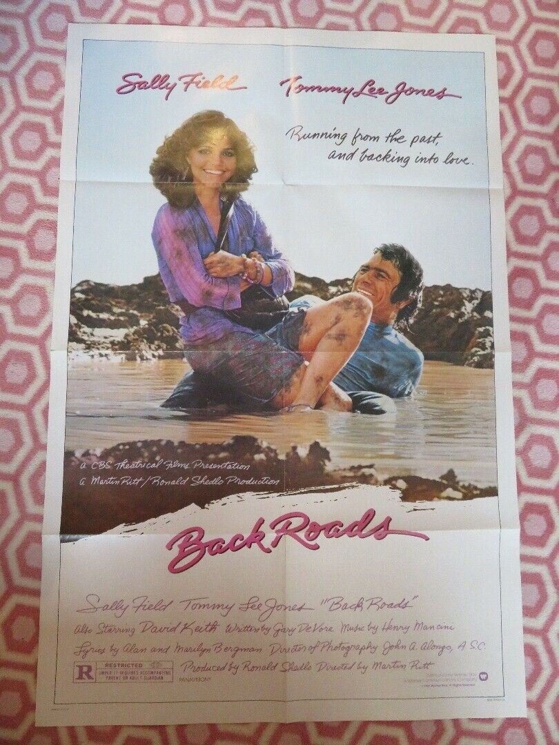 BACK ROADS FOLDED US ONE SHEET POSTER SALLY FIELD TOMMY LEE JONES 1981 ...