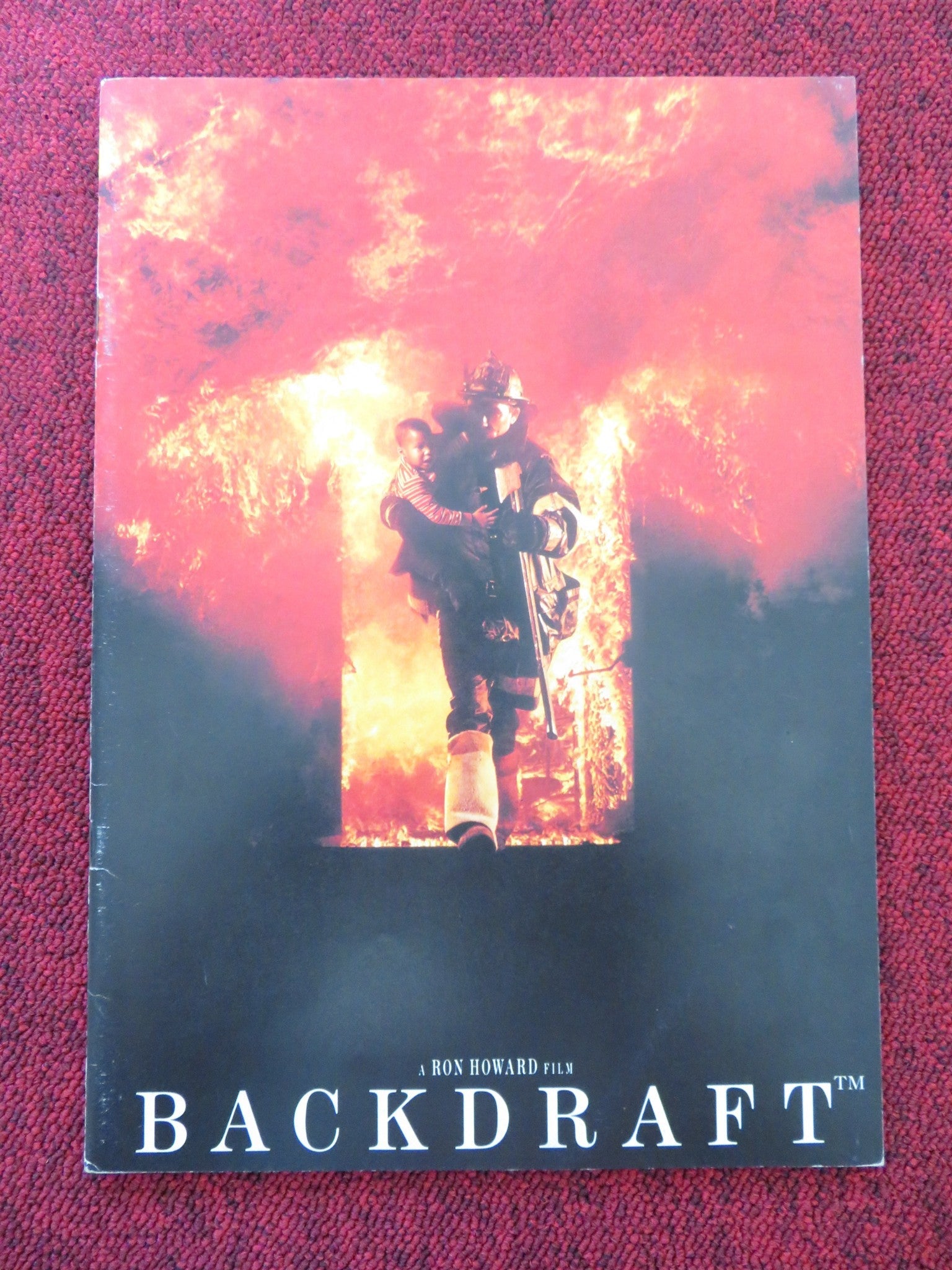 BACKDRAFT JAPANESE BROCHURE / PRESS BOOK KURT RUSSELL ROBERT DENIRO 19 ...