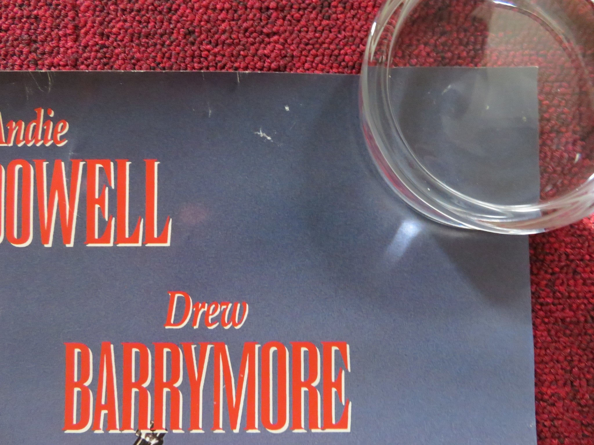 BAD GIRLS VHS VIDEO POSTER DREW BARRYMORE MADELEINE STOWE 1994 ...