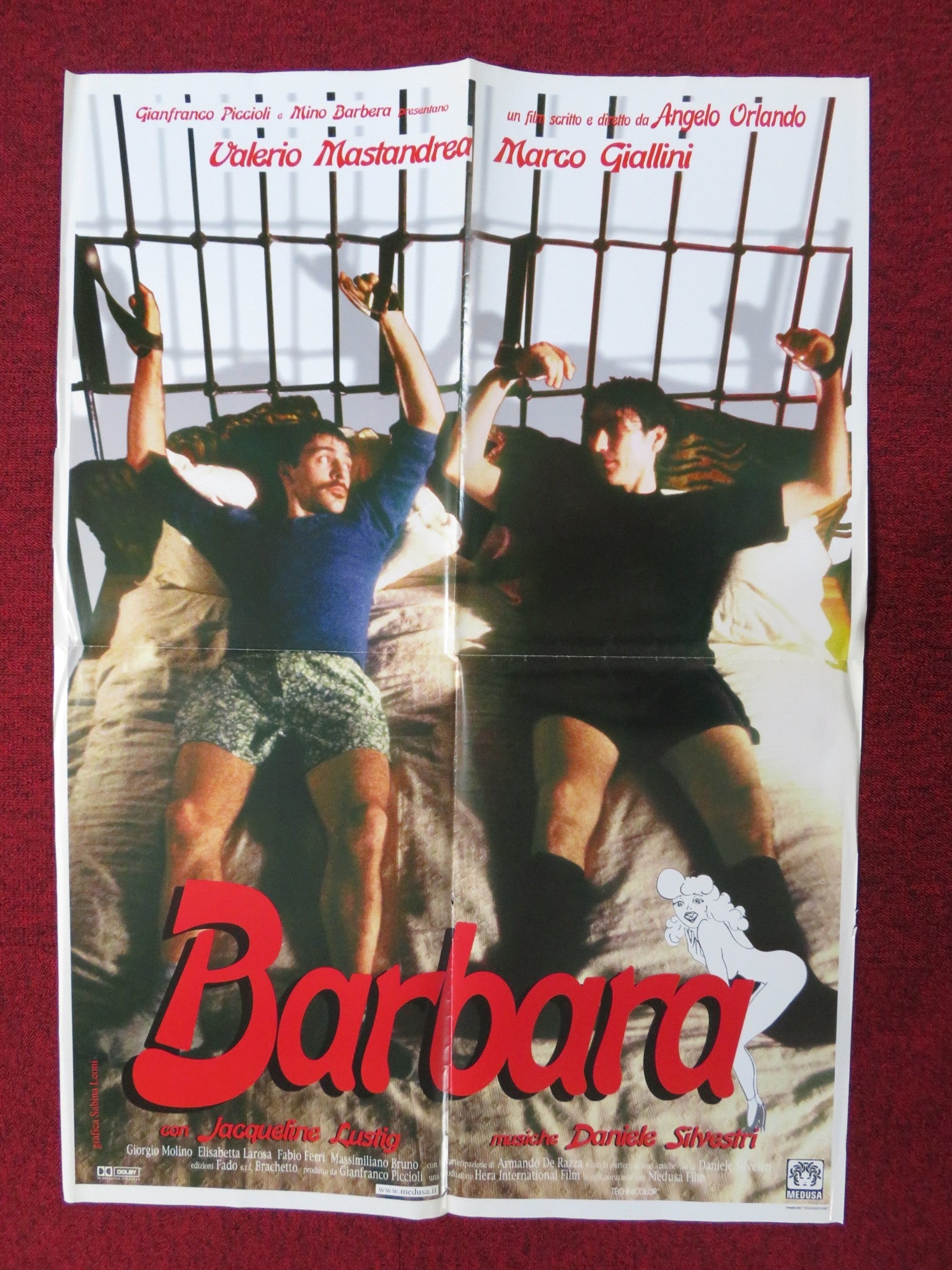 BARBARA ITALIAN FOGLIO POSTER VALERIO MASTANDREA MARCO GIALLINI 1998 ...