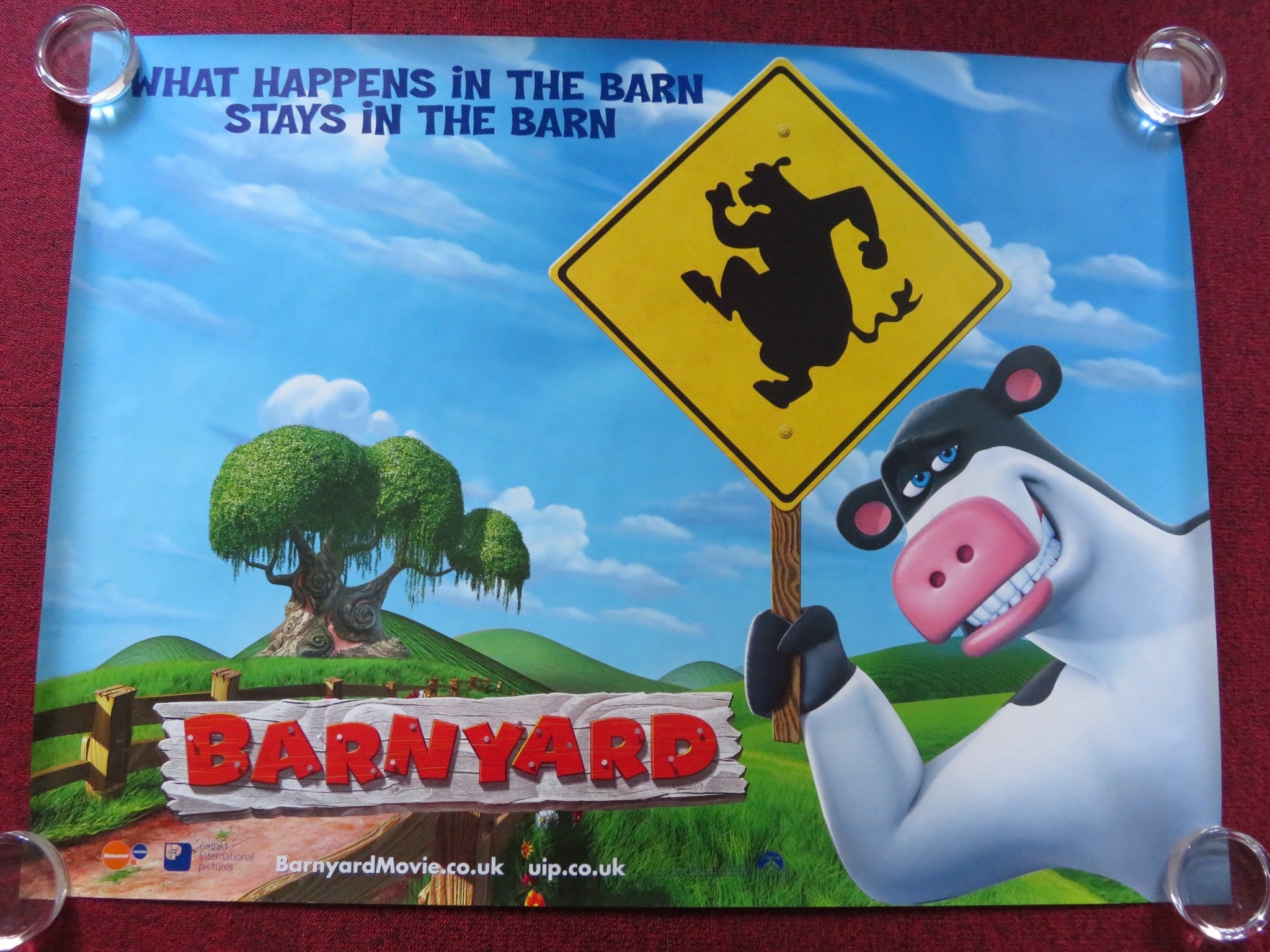 BARNYARD UK QUAD (30"x 40") ROLLED POSTER KEVIN JAMES COURTENAY COX 20 ...