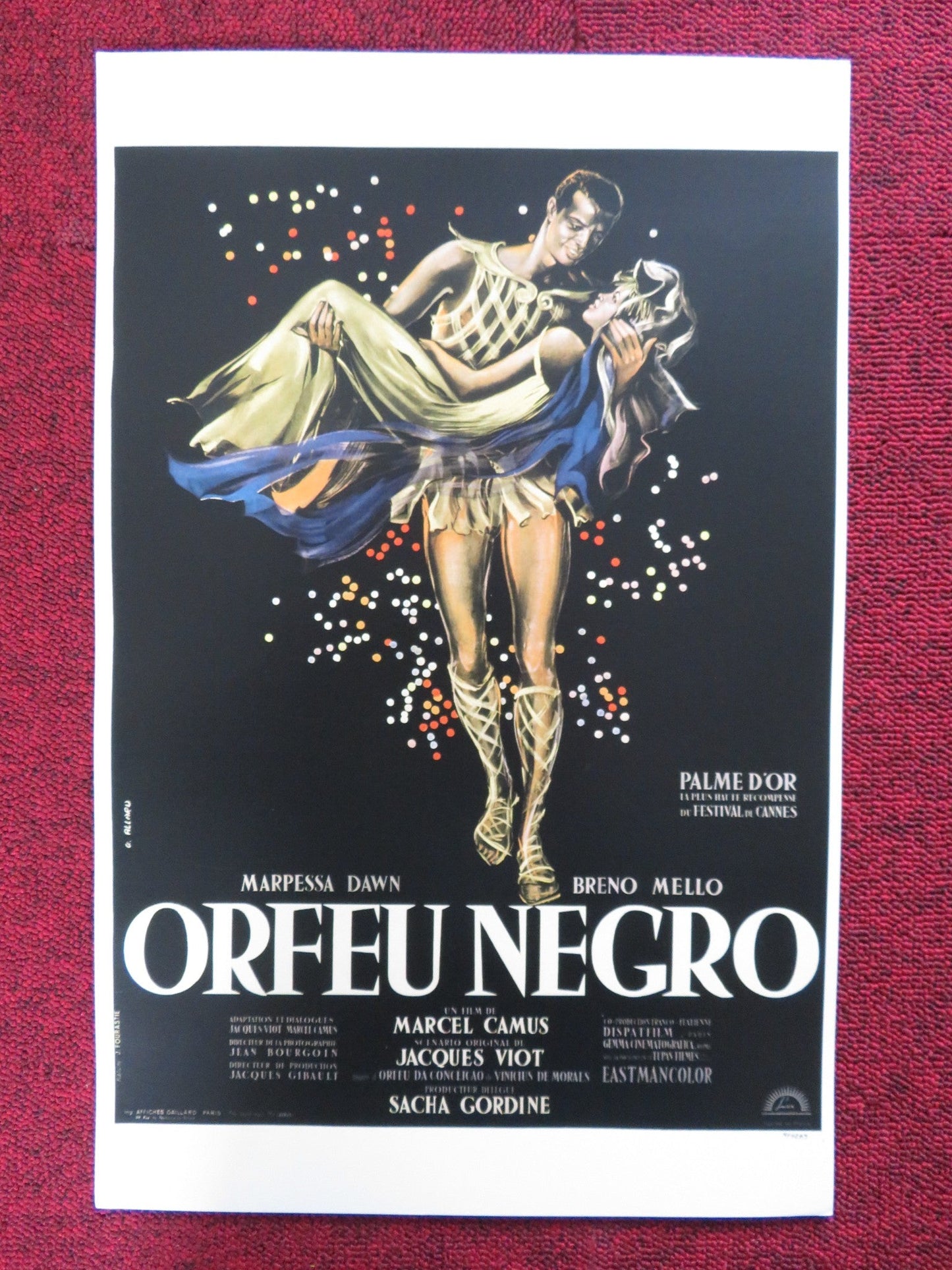 BLACK ORPHEUS REPRODUCTION PHOTO BRENO MELLO MARPESSA DAWN 1959 ...