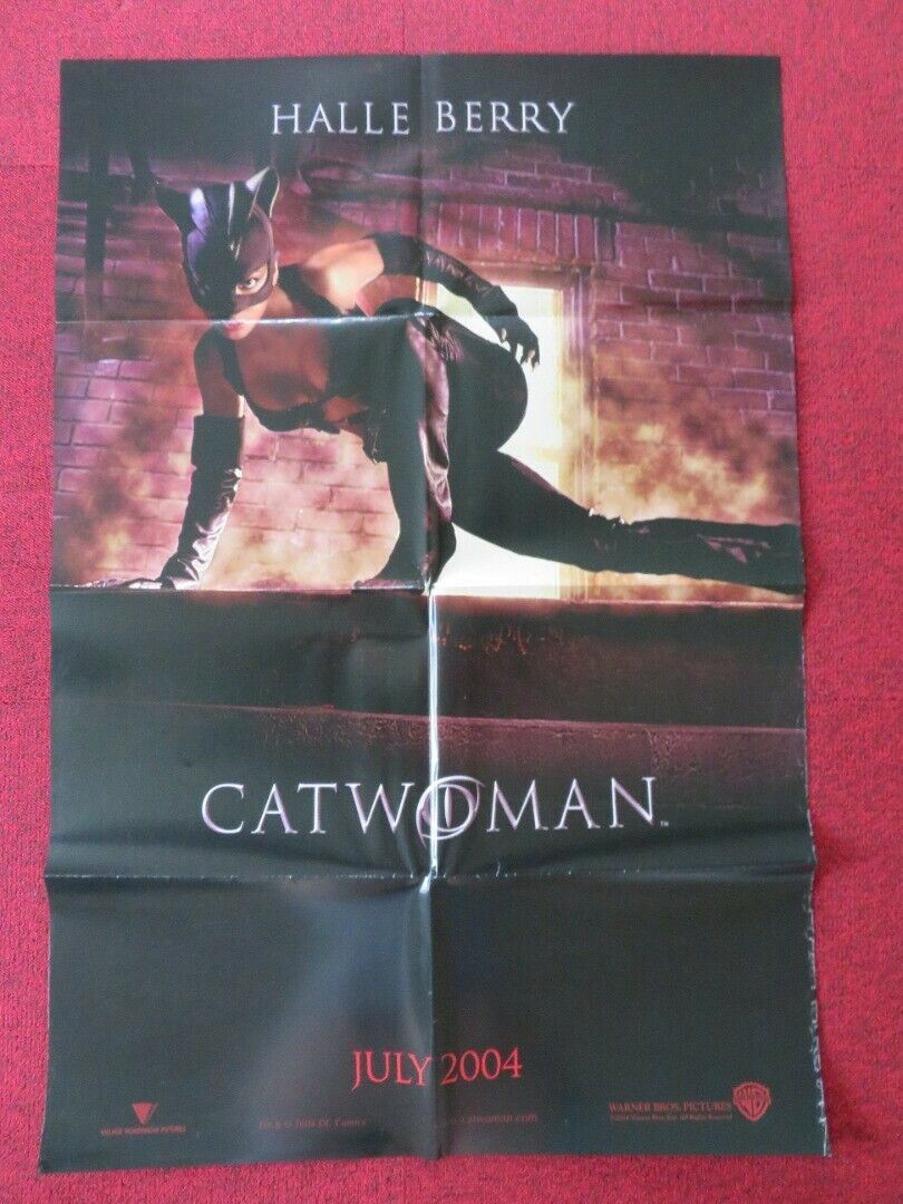 CATWOMAN FOLDED US ONE SHEET POSTER HALLE BERRY 2004 – Rendezvous Cinema