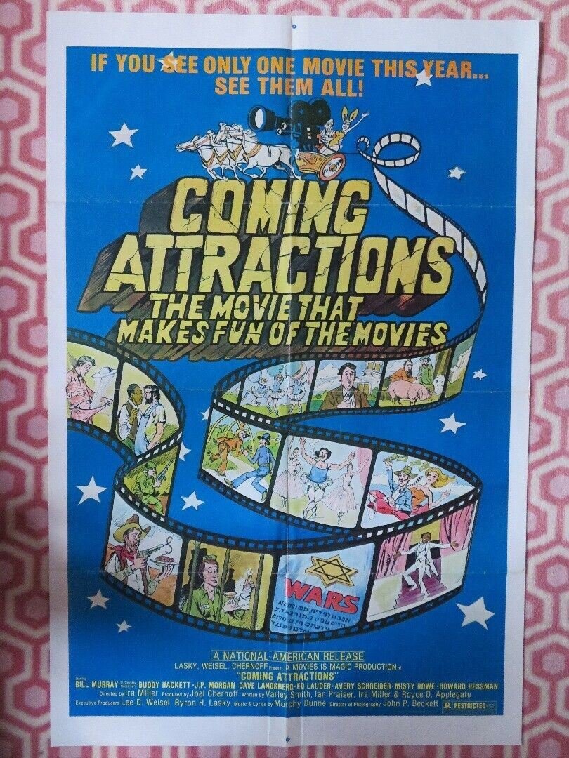 COMING ATTRACTIONS US ONE SHEET POSTER TOM BAKER BILL MURRAY 1978 ...