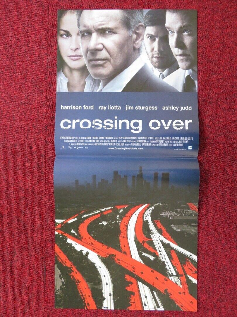 CROSSING OVER ITALIAN LOCANDINA (26.5"x12.5") POSTER HARRISON FORD RAY ...