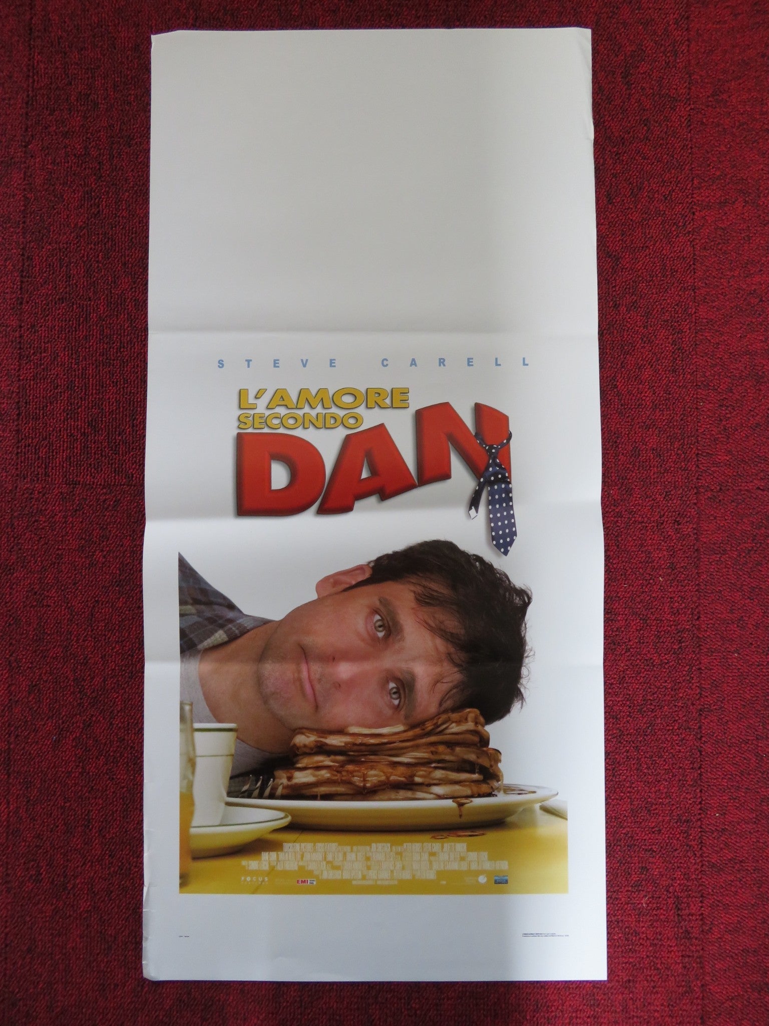 DAN IN REAL LIFE ITALIAN LOCANDINA POSTER STEVE CARELL JULIETTE BINOCH ...