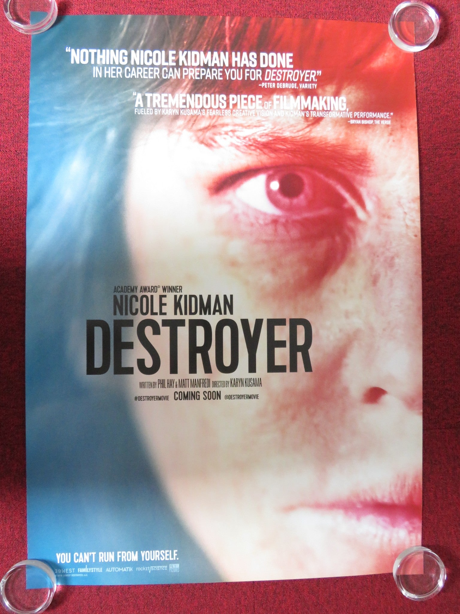 DESTROYER US ONE SHEET ROLLED POSTER NICOLE KIDMAN 2018 – Rendezvous Cinema