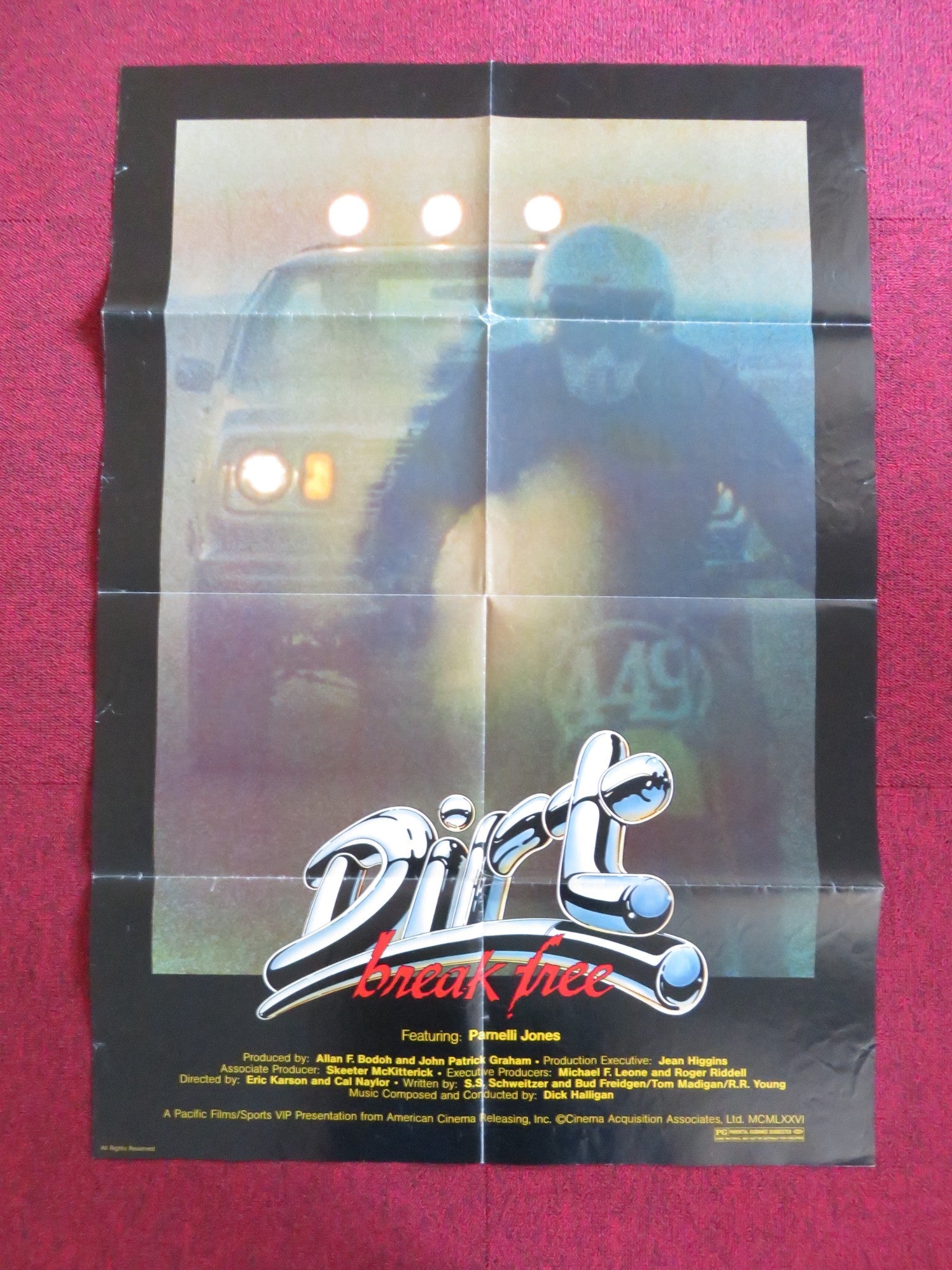 DIRT- B FOLDED US ONE SHEET POSTER BOBBY FERRO BILLY FUENTES 1979 ...