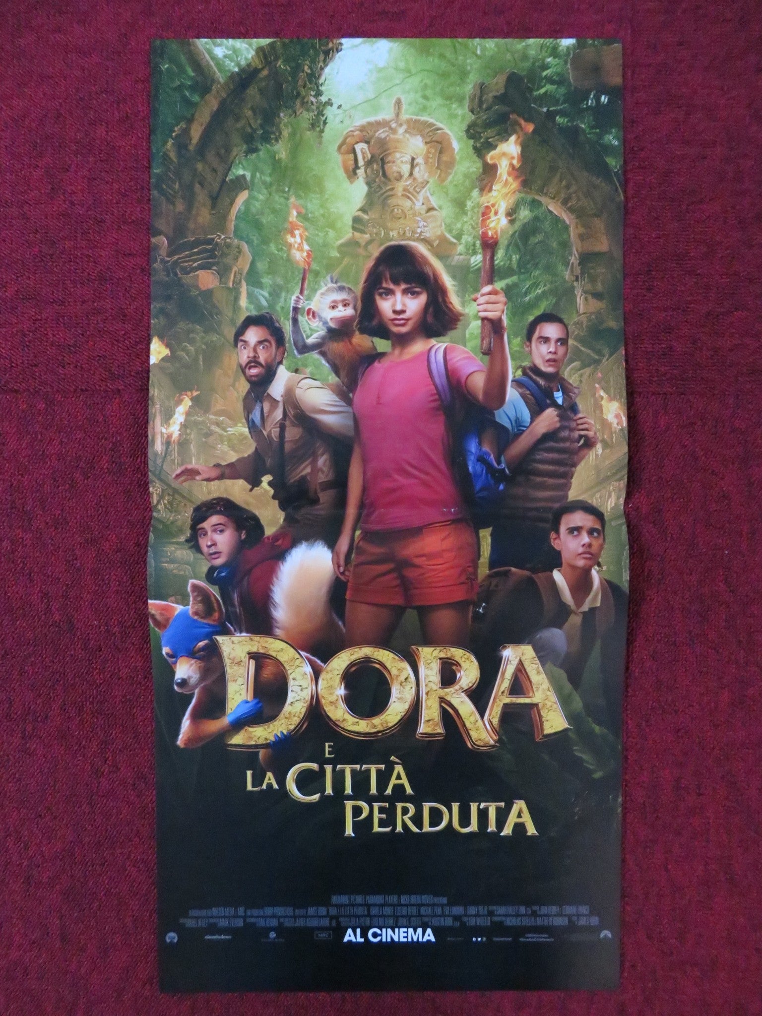 DORA AND THE LOST CITY OF GOLD ITALIAN LOCANDINA POSTER ISABELA MERCED ...