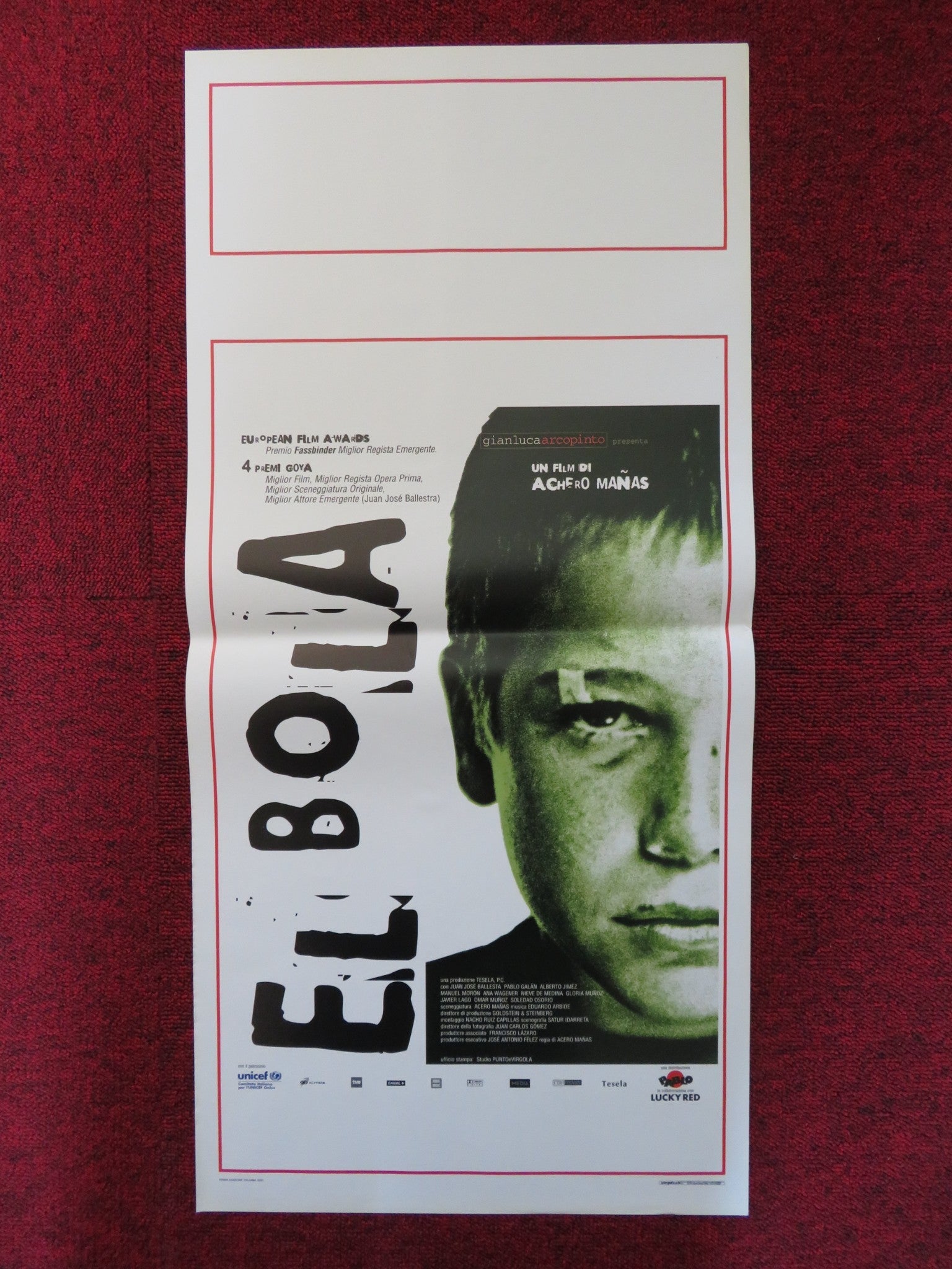 EL BOLA ITALIAN LOCANDINA POSTER JUAN JOSE' BALLESTA PABLO GALAN 2000 ...