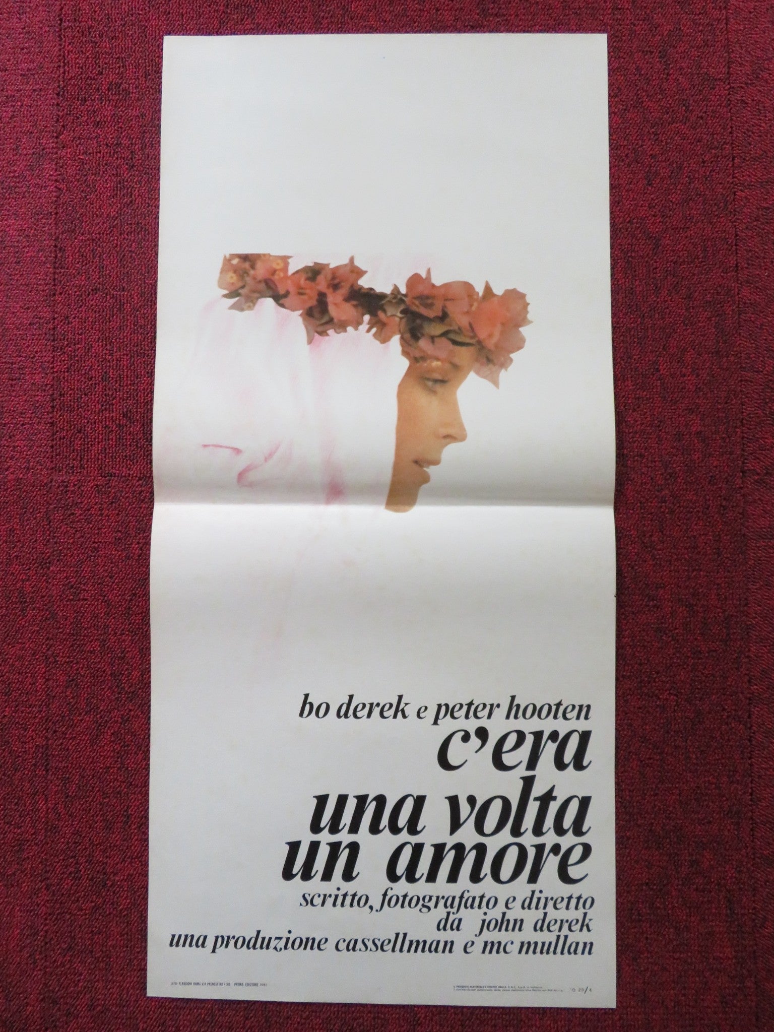 FANTASIES ITALIAN LOCANDINA POSTER BO DEREK PETER HOOTEN 1981 ...