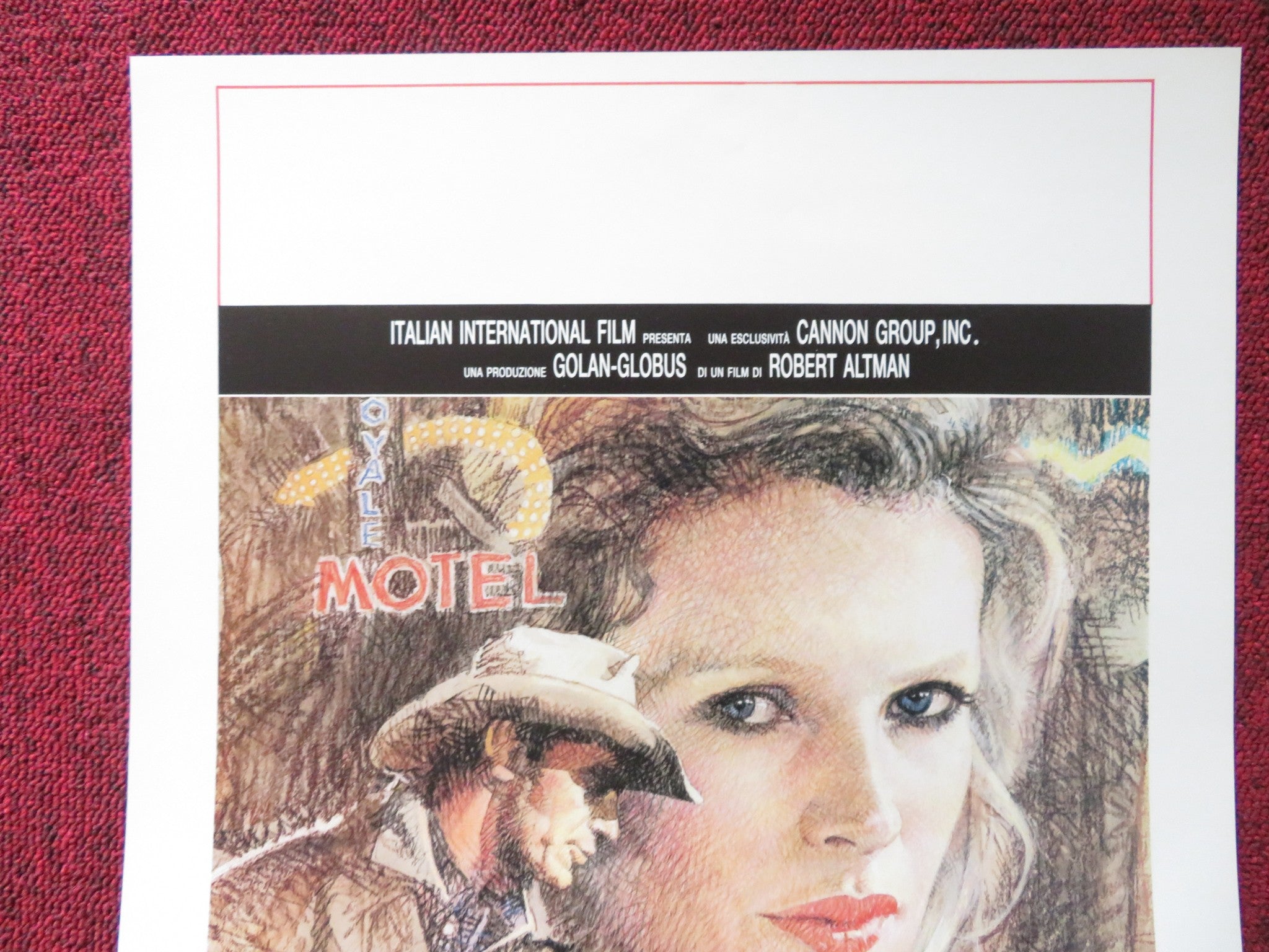 FOOL FOR LOVE ITALIAN LOCANDINA POSTER CANNON KIM BASINGER SAM SHEPARD ...