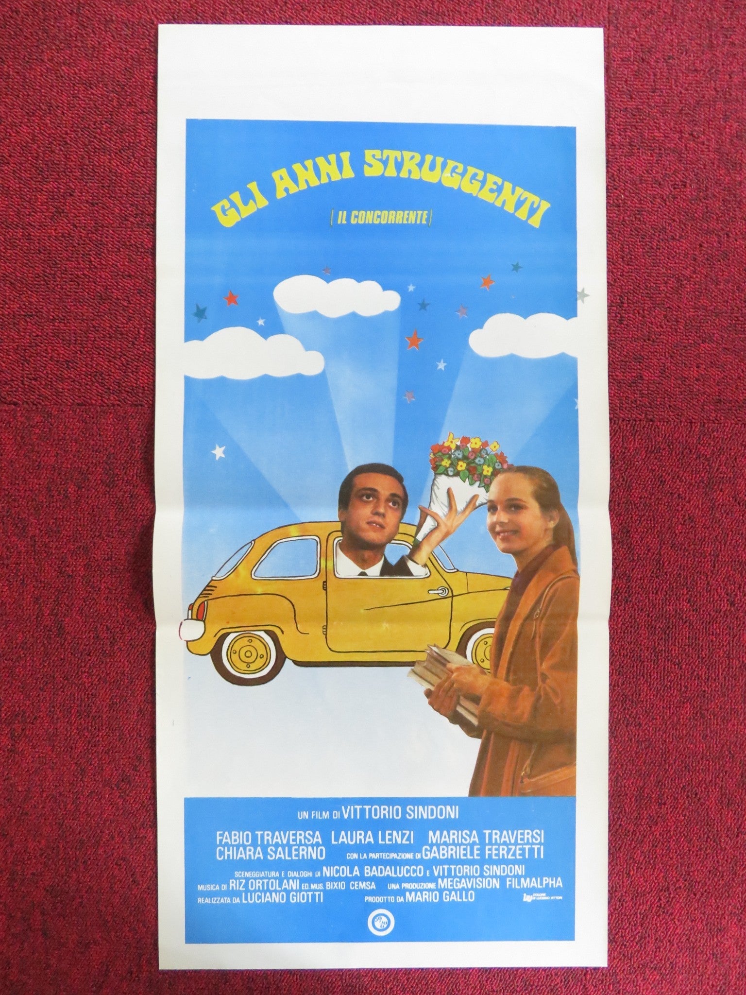 GLI ANNI STRUGGENTI ITALIAN LOCANDINA POSTER FABIO TRAVERSA LAURA LENZ ...