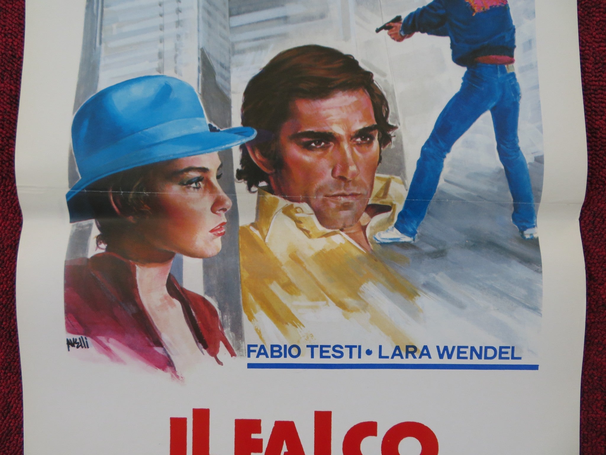 IL FALCO E LA COLOMBA ITALIAN LOCANDINA POSTER FABIO TESTI LARA WENDEL ...