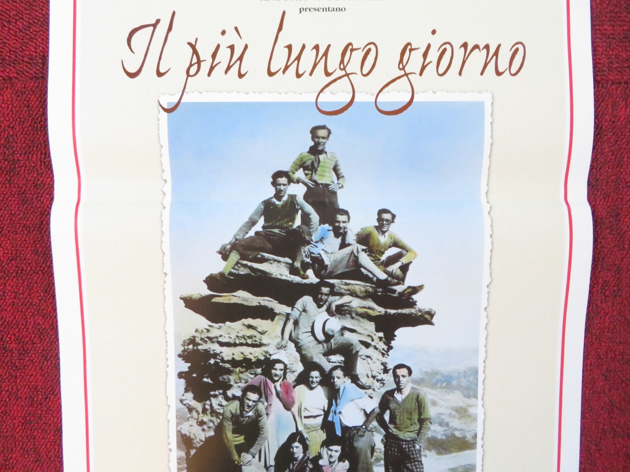 IL PIU LUNGO GIORNO ITALIAN LOCANDINA POSTER LUCA BIAGINI ENRICA M. MO ...