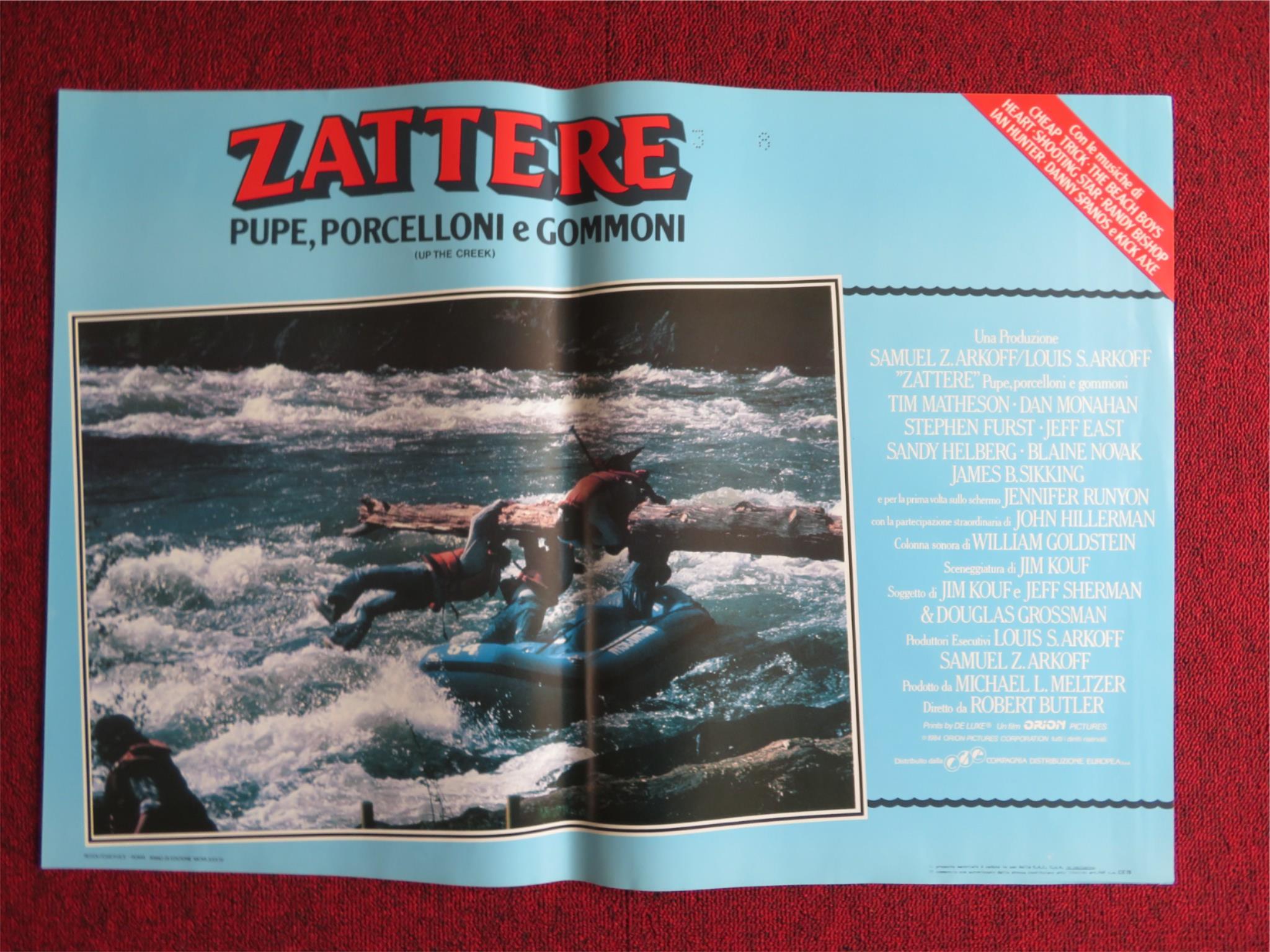 UP THE CREEK - F ITALIAN FOTOBUSTA POSTER TIM MATHESON JENNIFER RUNYON ...