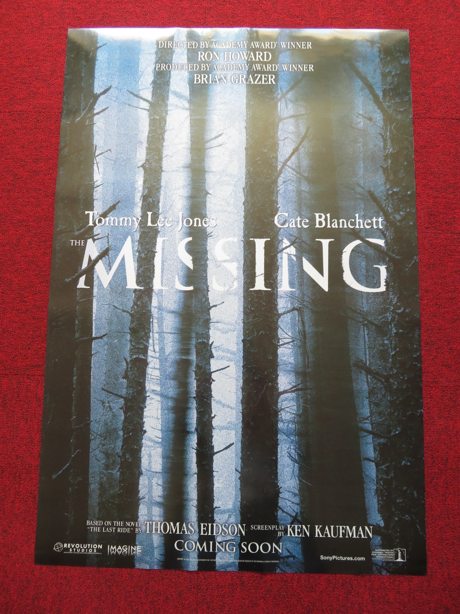THE MISSING US ONE SHEET ROLLED POSTER CATE BLANCHETT TOMMY LEE JONES ...