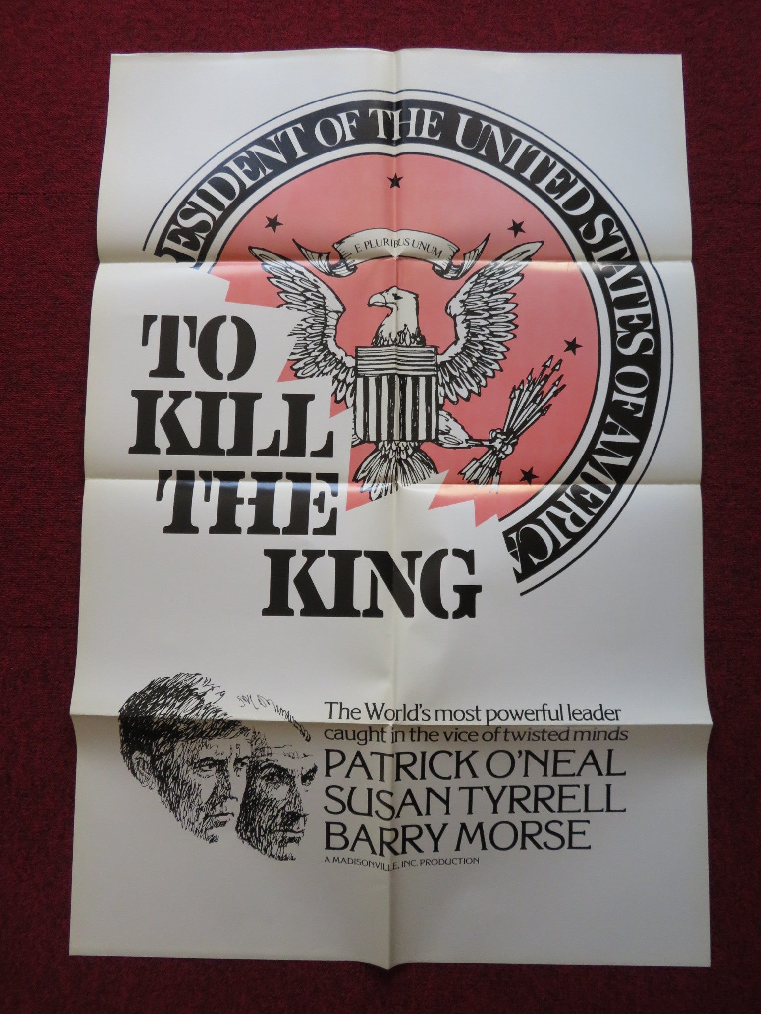 TO KILL THE KING FOLDED US ONE SHEET POSTER PATRICK O'NEAL SUSAN TYRRE ...