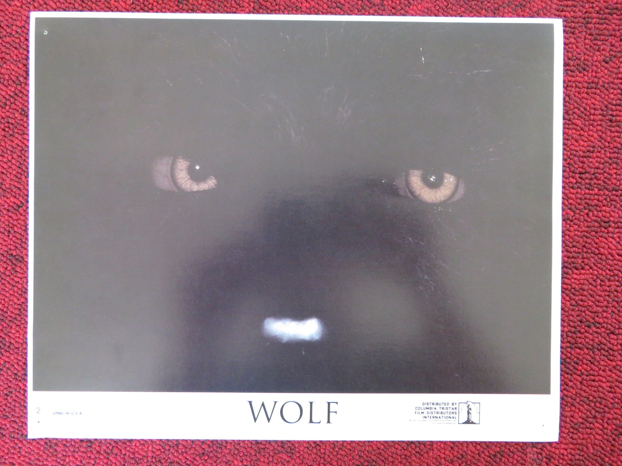 WOLF - 2 LOBBY CARD JACK NICHOLSON MICHELLE PFEIFFER 1994 – Rendezvous ...