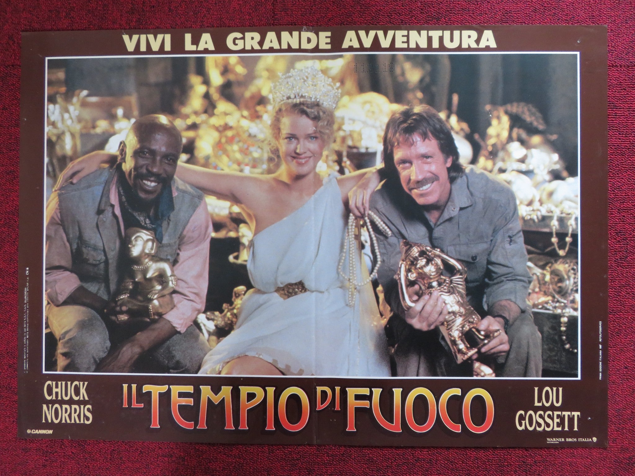 FIREWALKER - A ITALIAN FOTOBUSTA POSTER CANNON CHUCK NORRIS 1986 ...