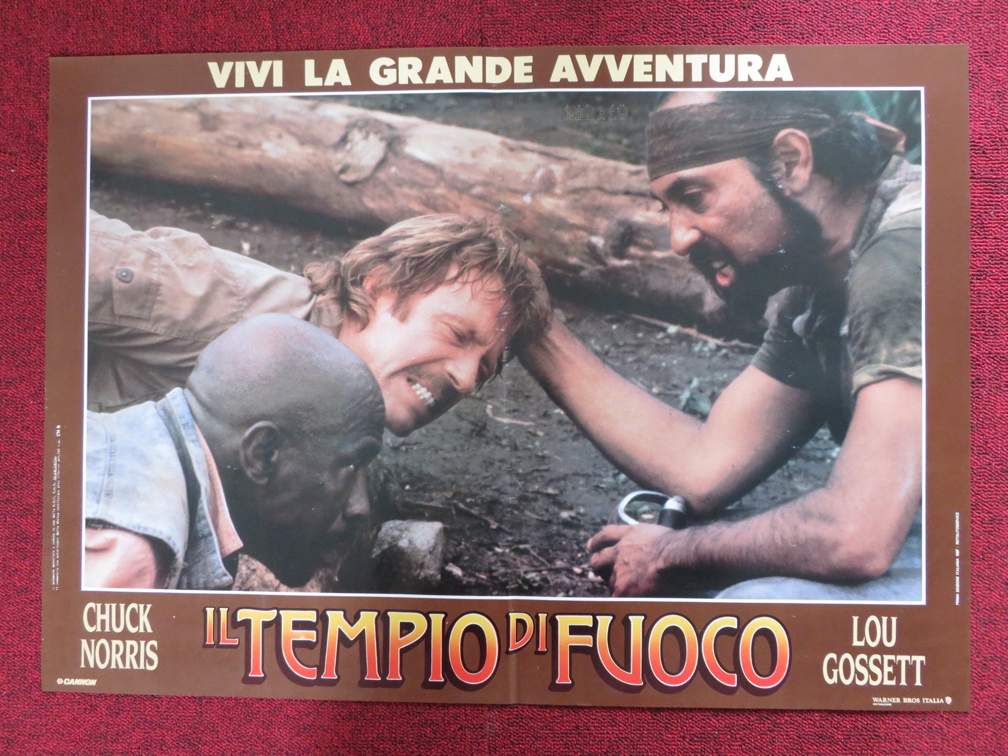 FIREWALKER - F ITALIAN FOTOBUSTA POSTER CANNON CHUCK NORRIS 1986 ...
