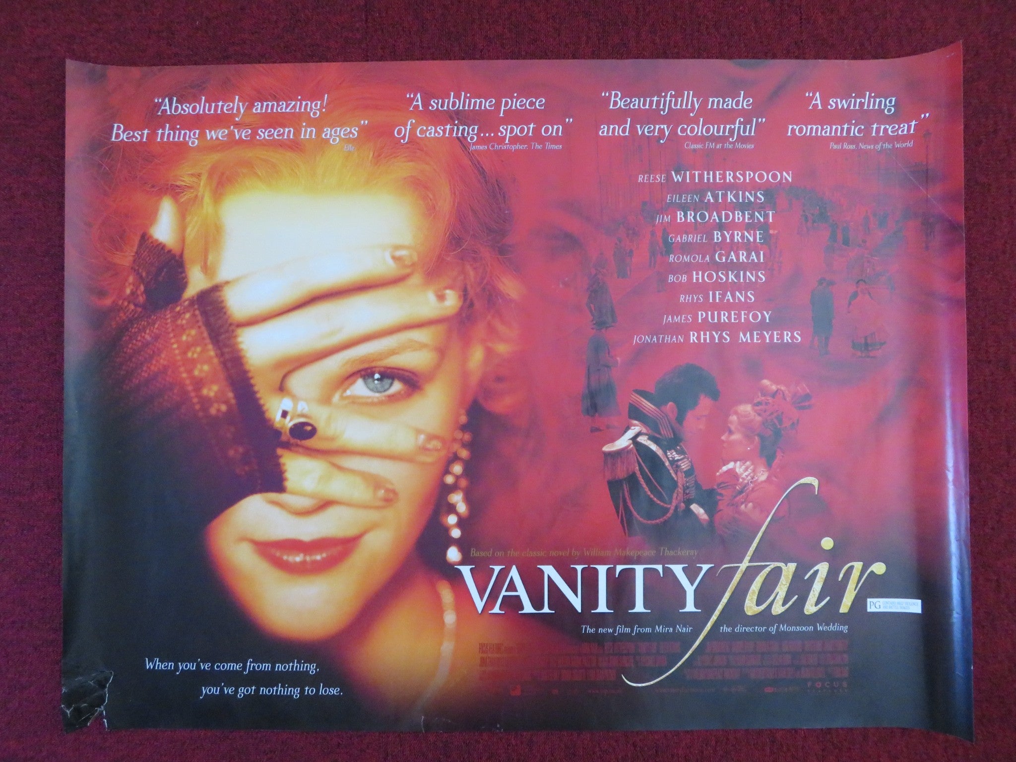 VANITY FAIR UK QUAD (30"x 40") ROLLED POSTER REESE WITHERSPOON E. ATKI ...