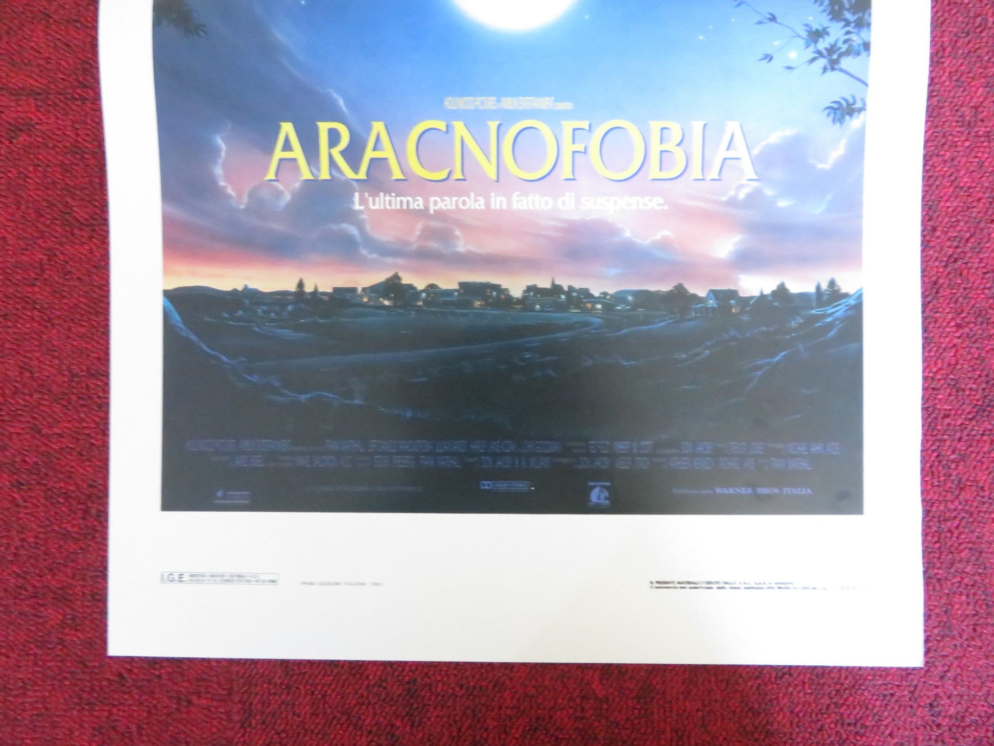 ARACHNOPHOBIA ITALIAN LOCANDINA POSTER JEFF DANIELS JOHN GOODMAN 1990 – Rendezvous Cinema
