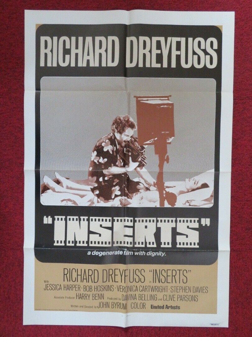 INSERTS FOLDED US ONE SHEET POSTER RICHARD DREYFUSS BOB HOSKINS 1975 ...