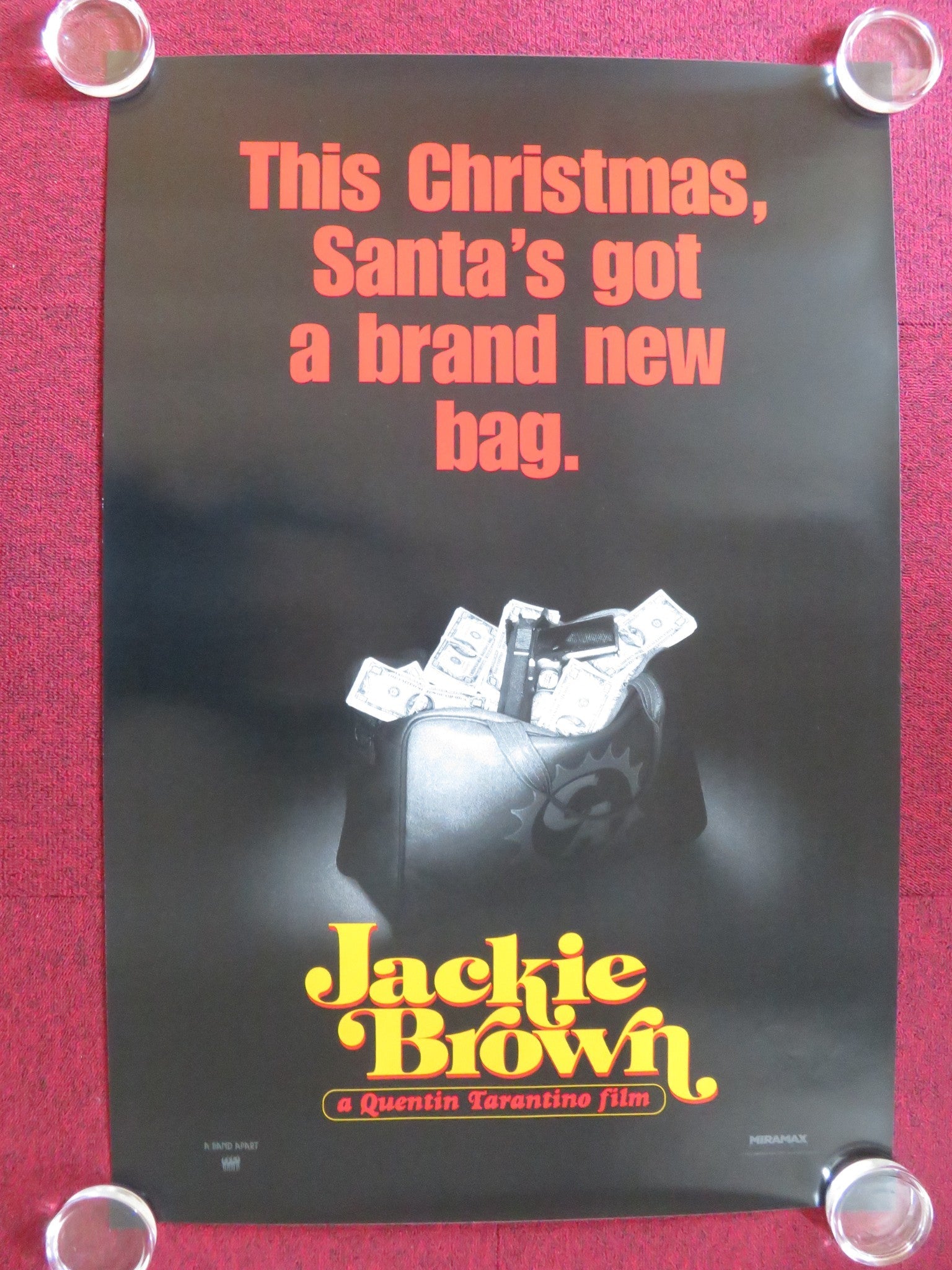 JACKIE BROWN US ONE SHEET ROLLED POSTER TARANTINO GRIER SAMUEL L. JACK ...