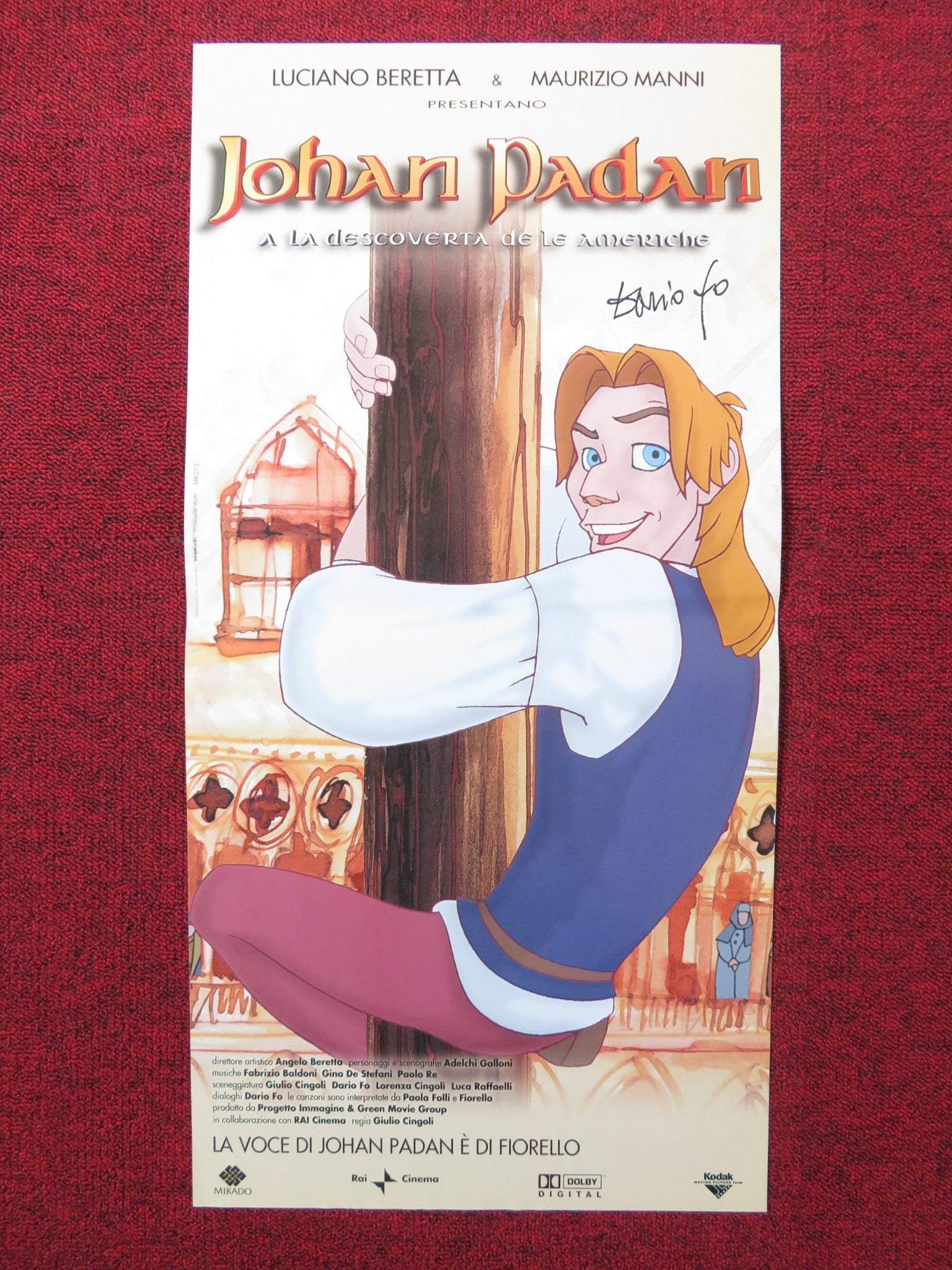 JOHAN PADAN A LA DESCOVERTA DE LA AMERICHE ITALIAN LOCANDINA POSTER 20 ...