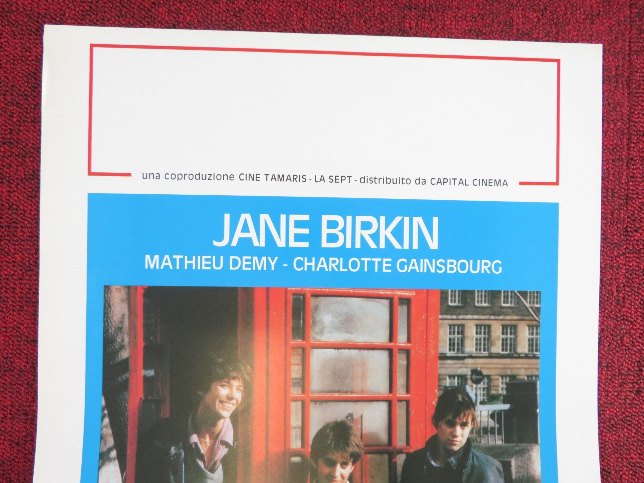 KUNG-FU MASTER! ITALIAN LOCANDINA POSTER JANE BIRKIN MATHIEU DEMY 1988 ...