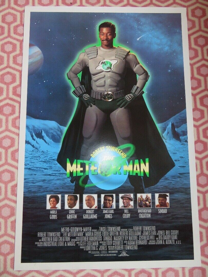 METEOR MAN ONE SHEET ROLLED POSTER JAMES EARL JONES MARLA GIBBS 1993 ...