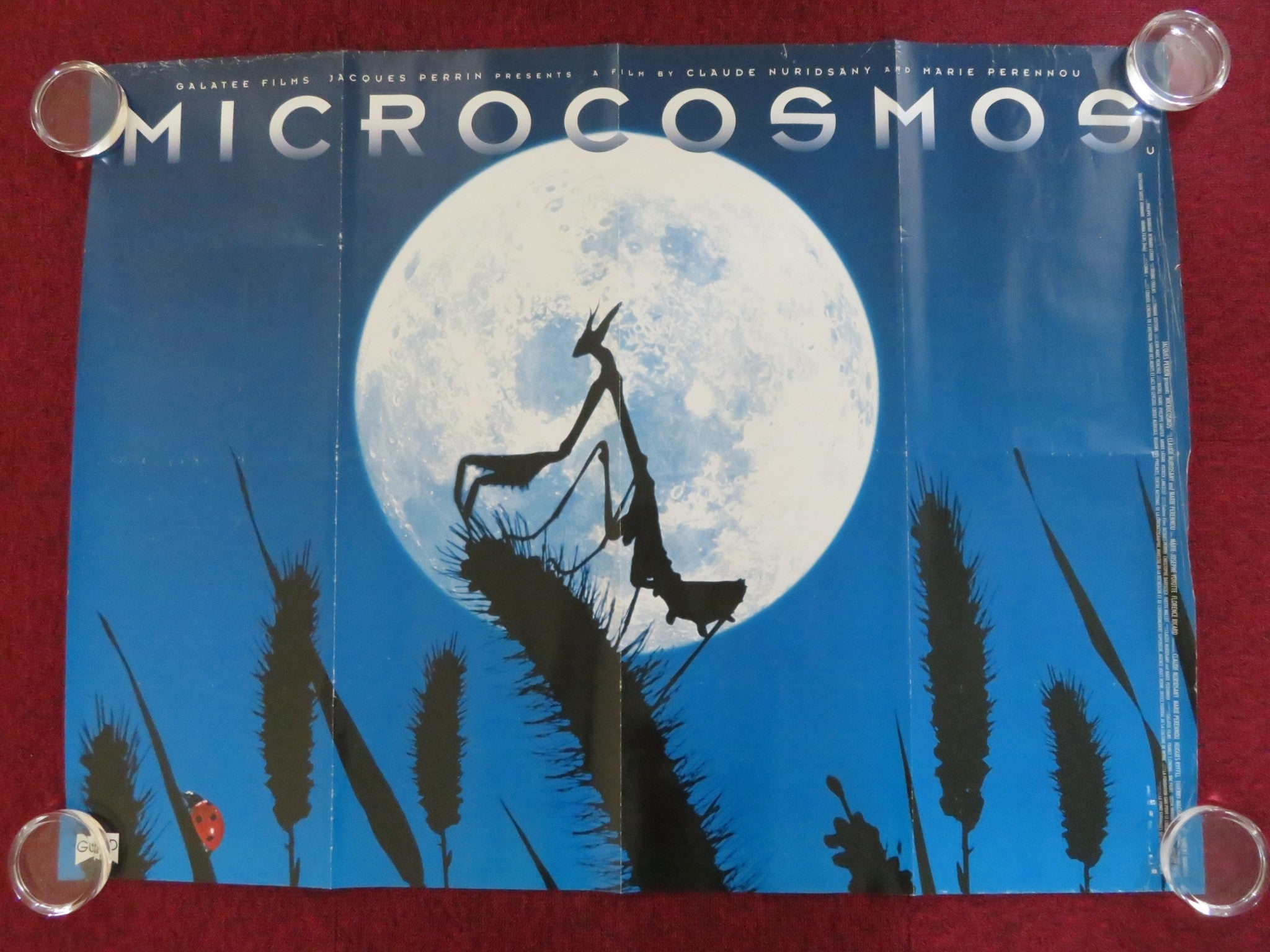 MICROCOSMOS UK QUAD ROLLED POSTER JACQUES PERRIN KRISTIN SCOTT THOMAS ...