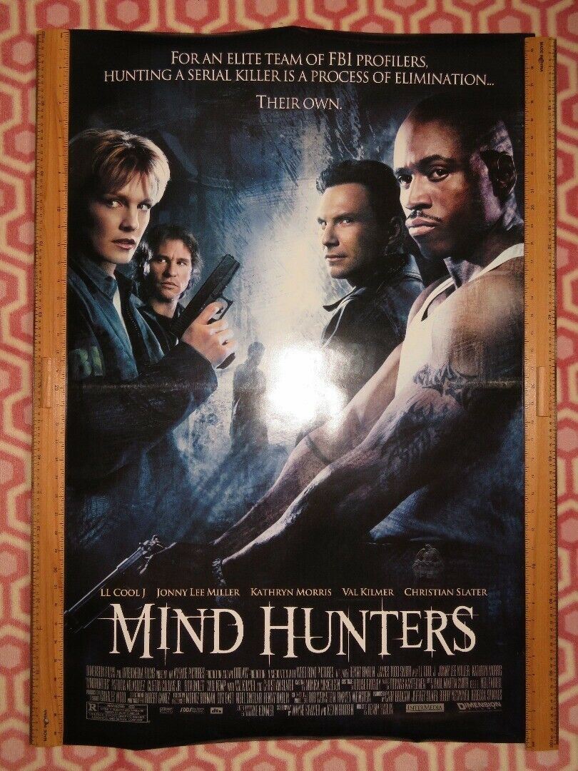 MIND HUNTERS US ONE SHEET ROLLED POSTER LL COOL J CHRISTIAN SLATER 200 ...