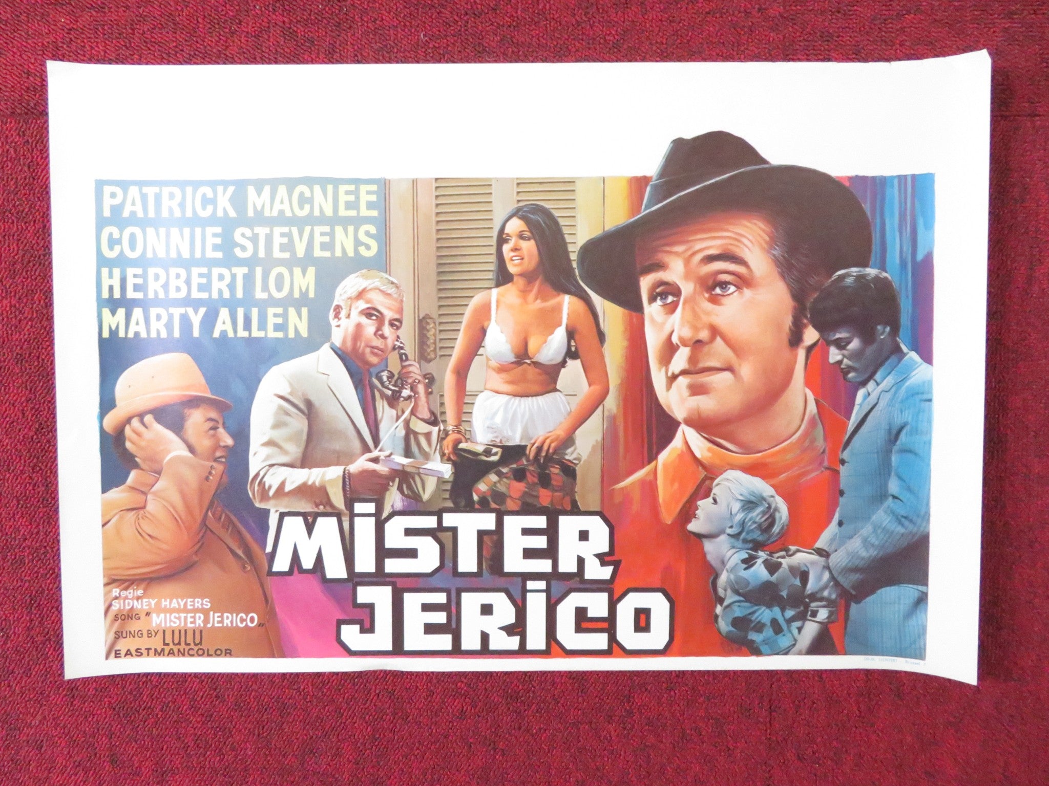 MISTER JERICO BELGIUM (14.5"x 21.5") POSTER PATRICK MACNEE CONNIE STEV ...