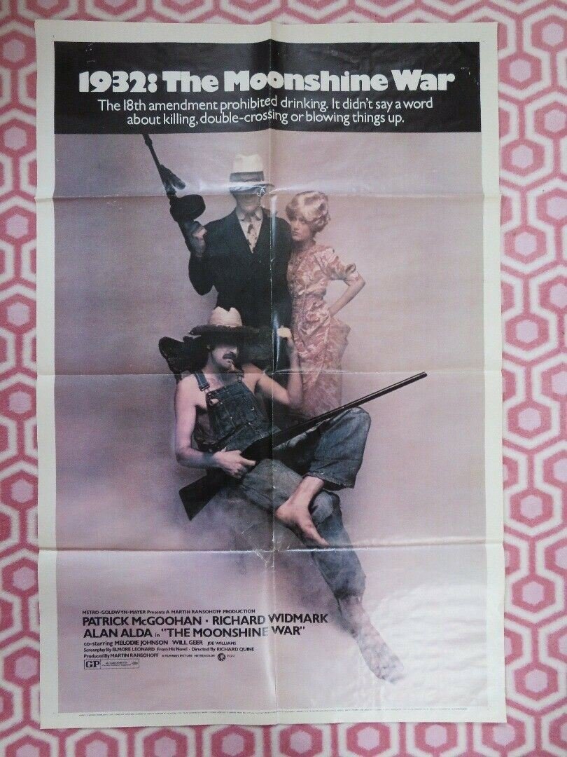 MOONSHINE WAR US ONE SHEET POSTER PATRICK MCGOOHAN RICHARD WIDMARK 197 ...